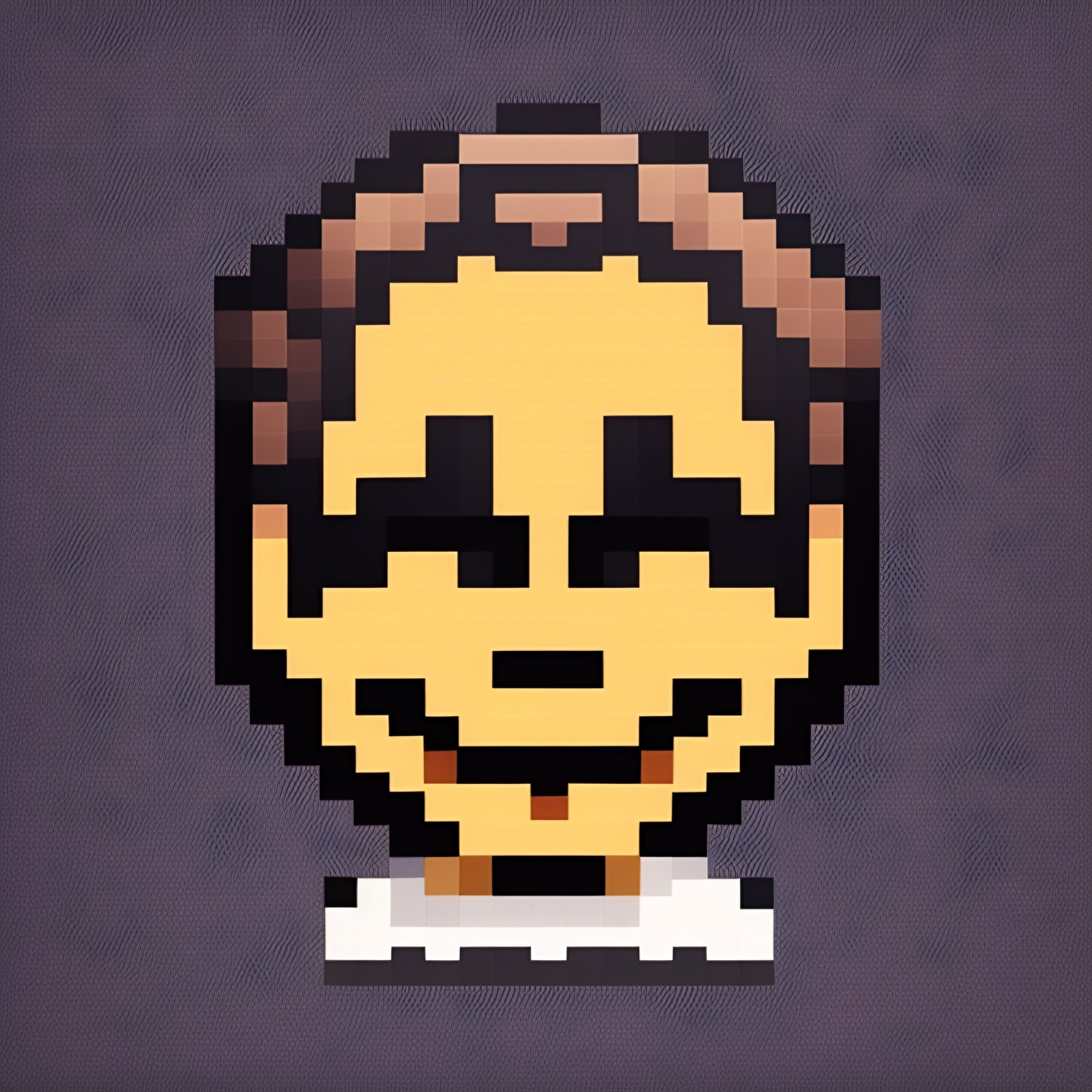 Lexica - Smiley pixelated 2d