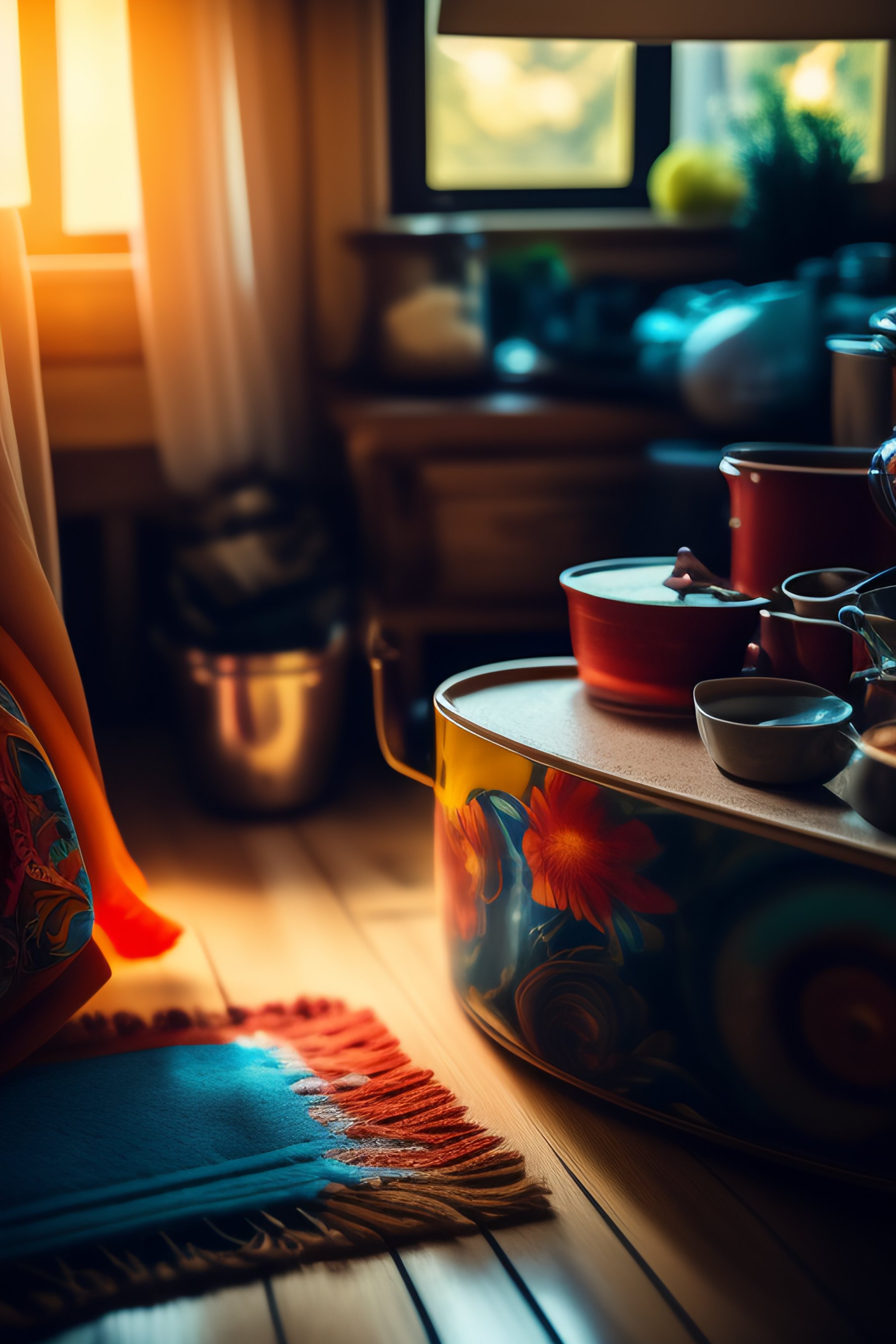 Lexica - Background in a cluttered and messy house, chaotic cabin in ...