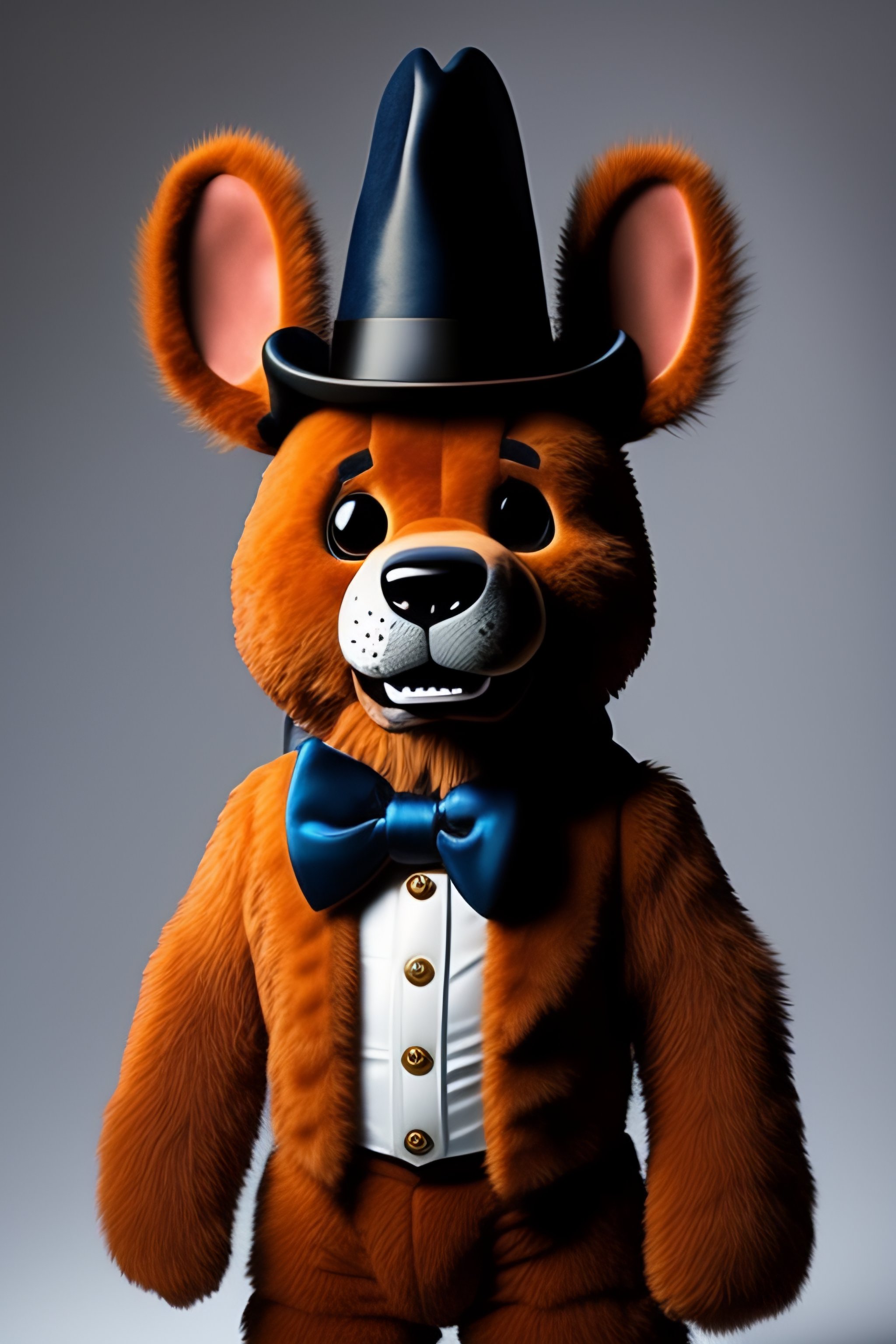 Lexica - Freddy Fazbear animatronic creepy spooky. Made of fur and ...