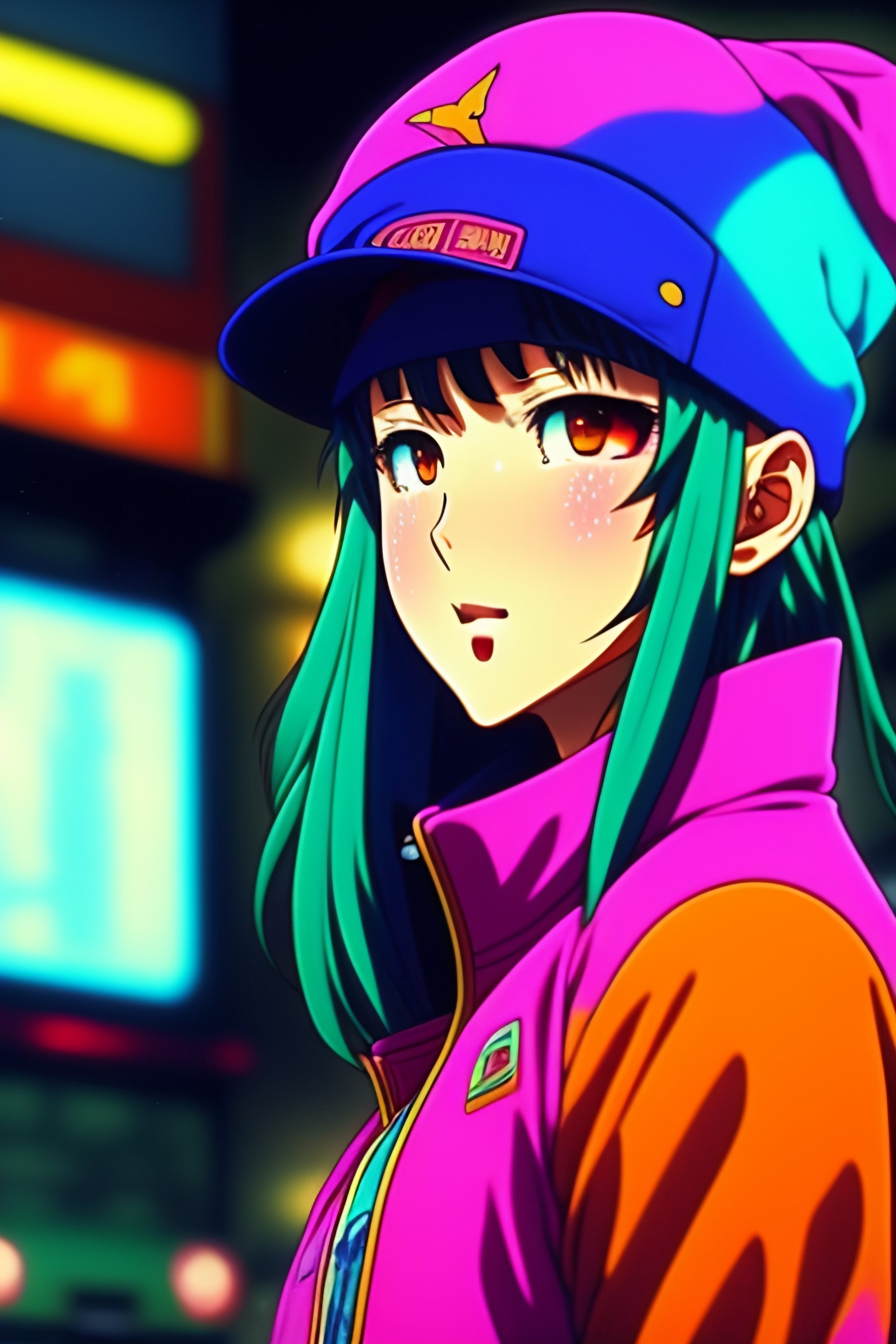 Lexica - Vintage anime screenshot from Akira, 90’s anime. Vibrant ...