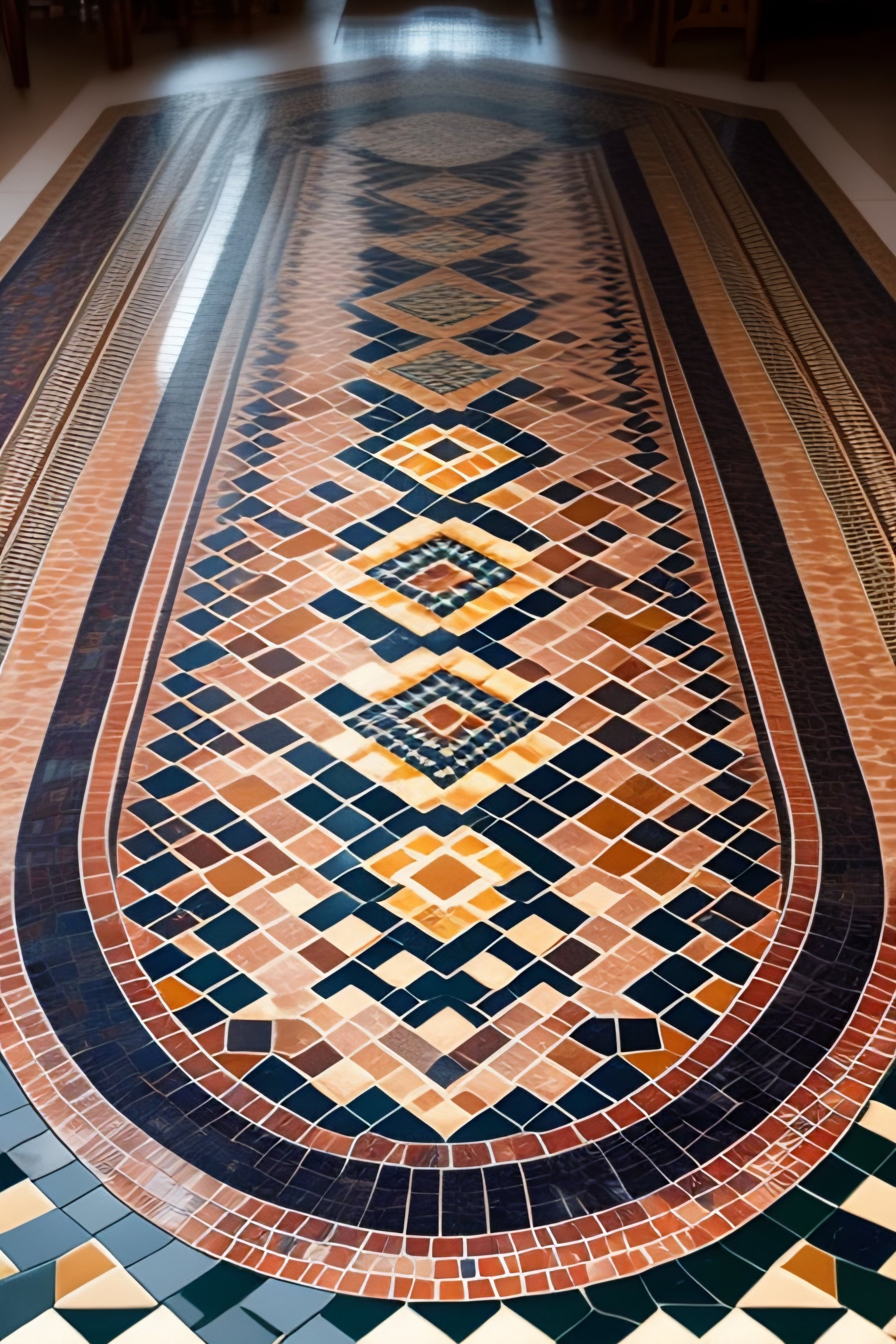 Lexica - Mosaic floor art texture