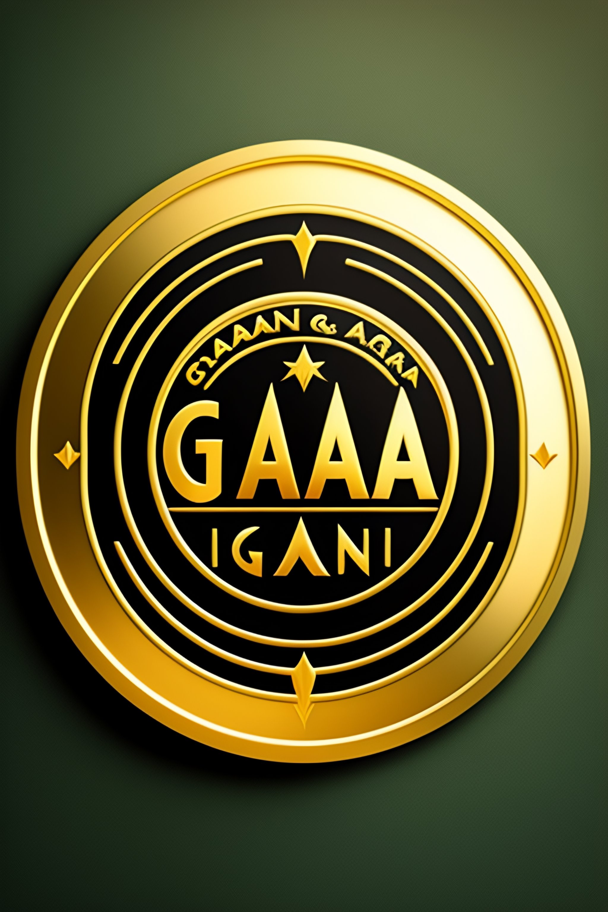 Lexica - "GA+Gran" logo Art Deco style