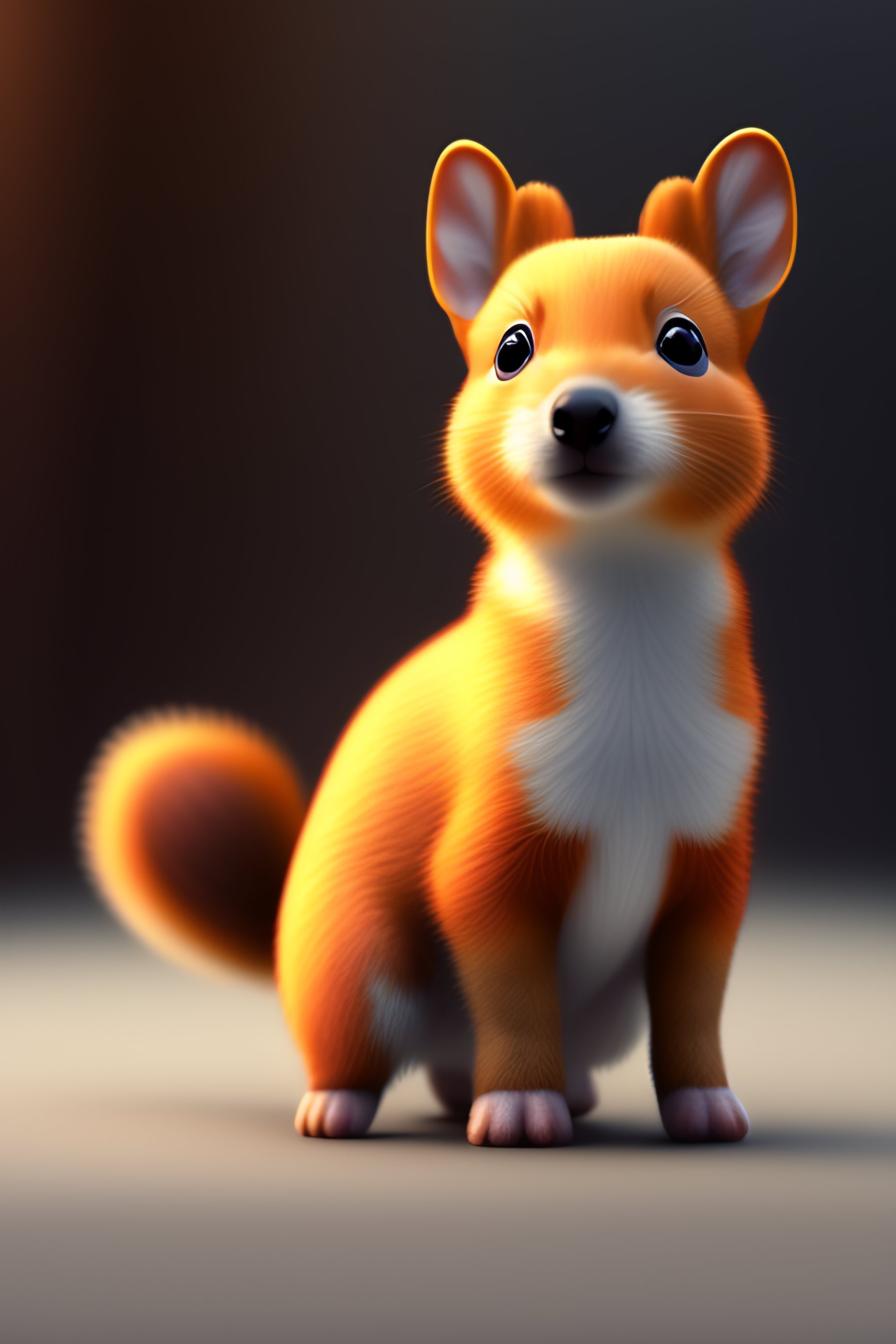 Lexica - Cgi rendering, very photorealistic, figure of cute little ...