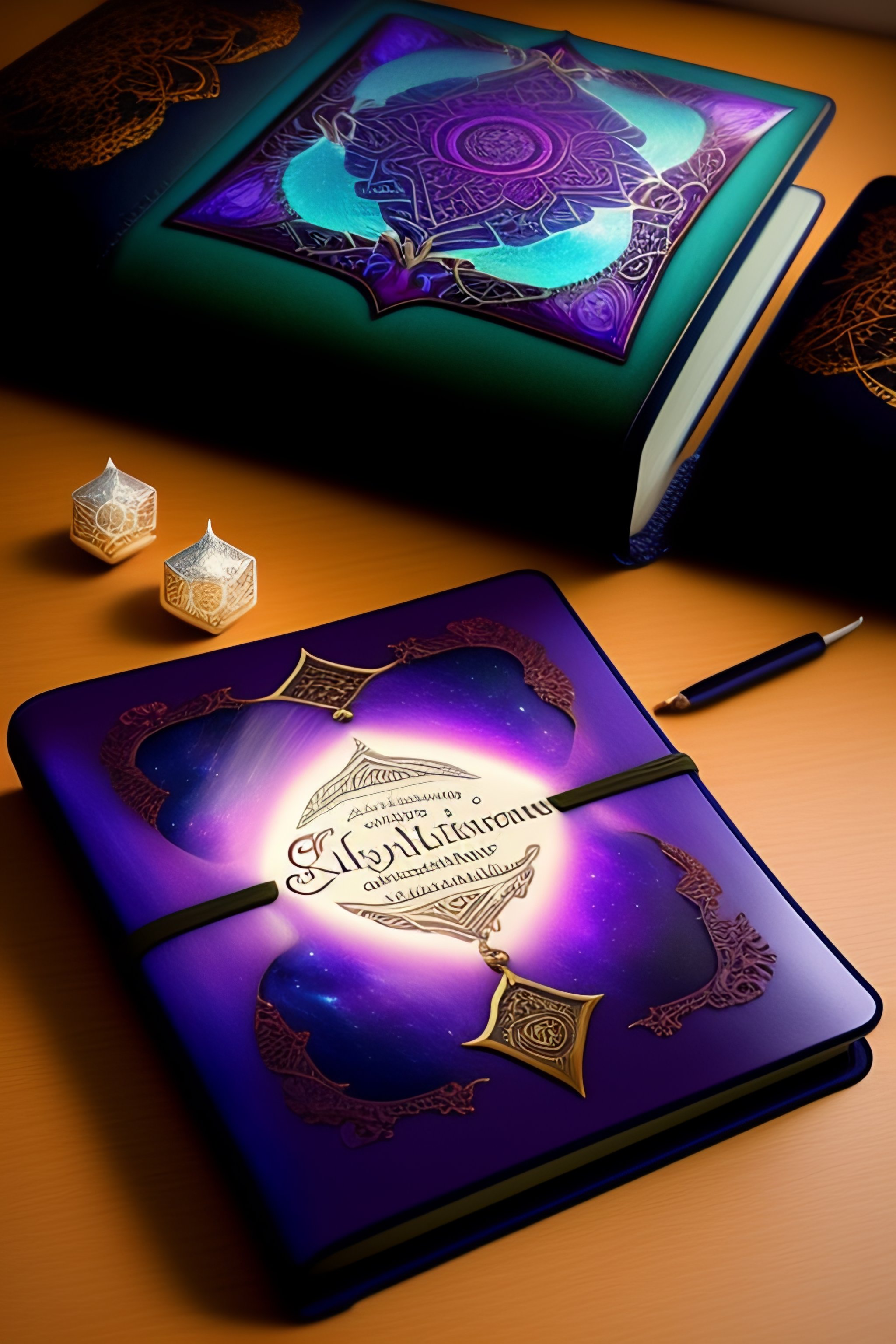 Lexica - Front view, Generate an image of a Book of Shadows themed ...