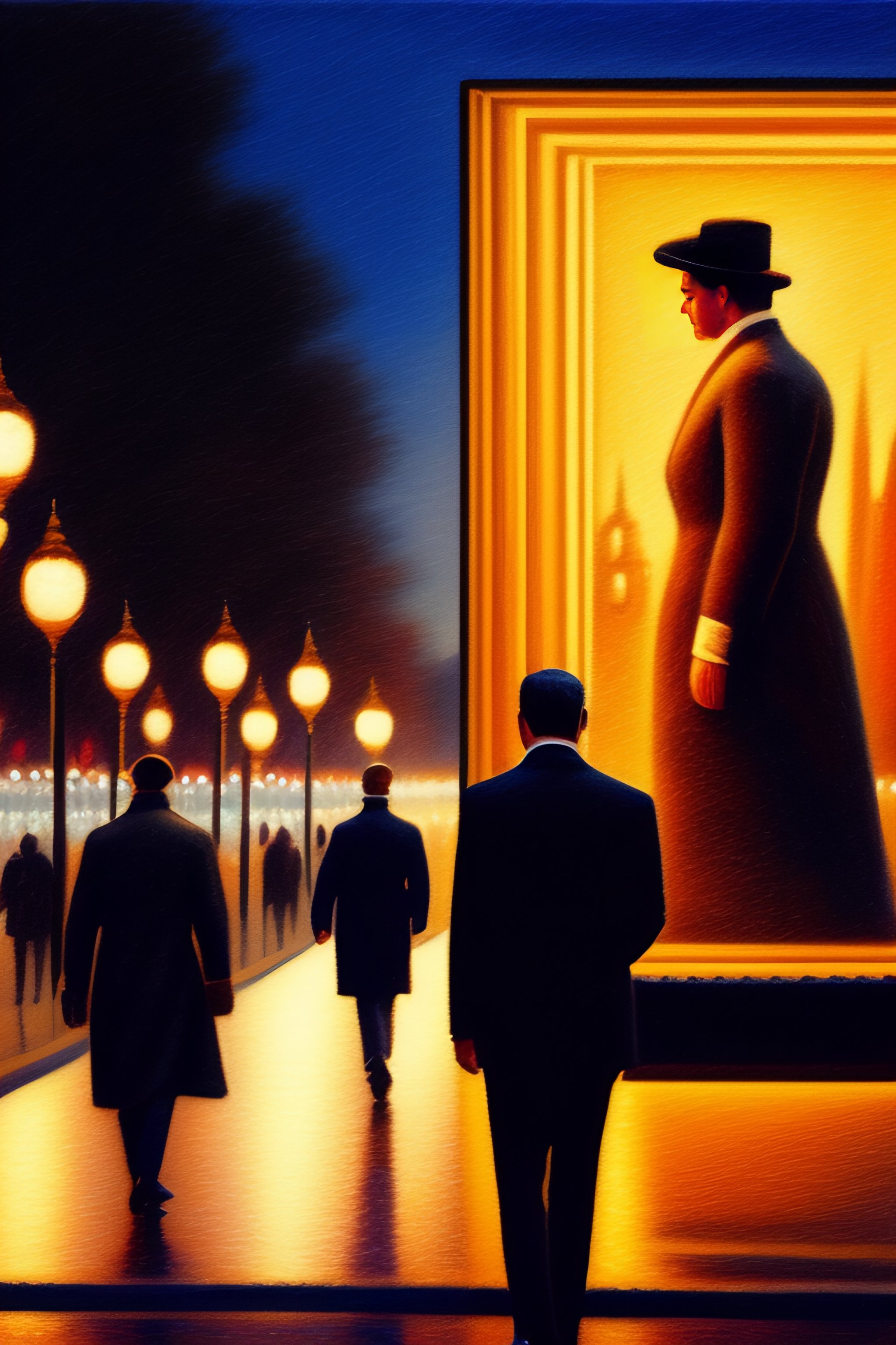 Lexica - Drawing made with seurat-style brushstrokes of a traditional ...