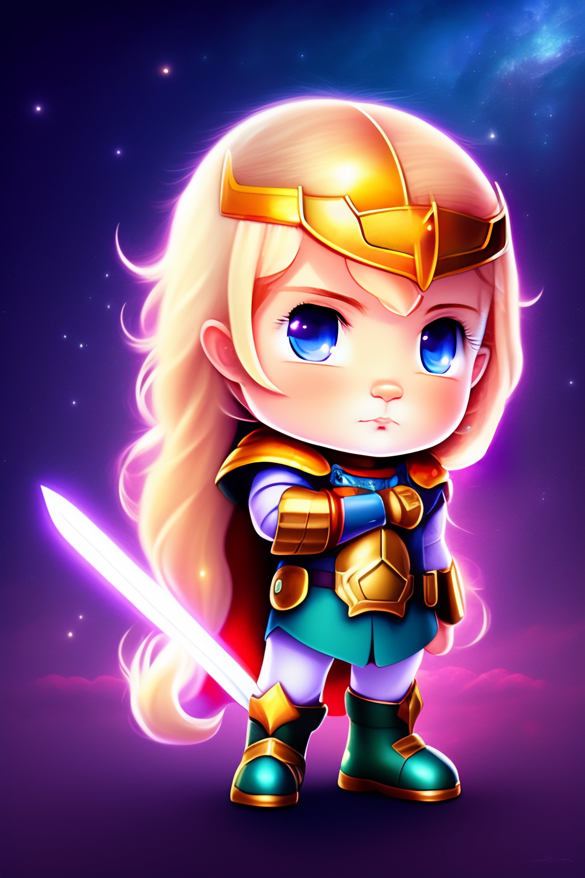 Lexica - Cute and adorable cartoon thor baby, fantasy, dreamlike ...