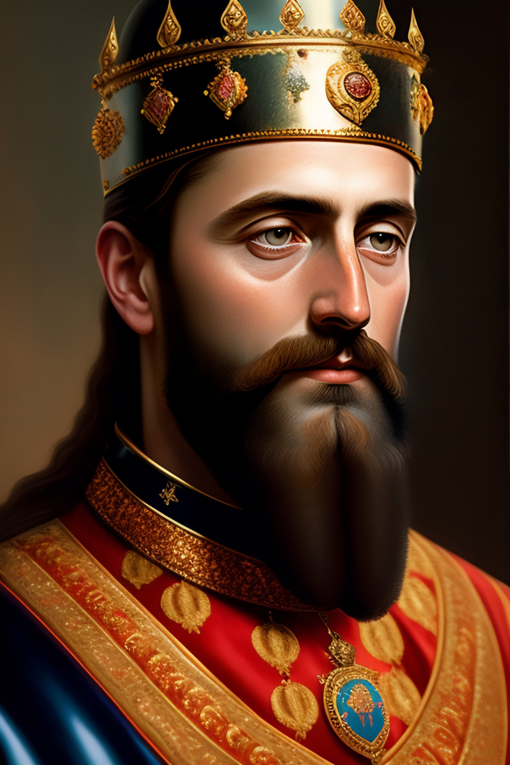 Lexica - Portrait of a alfred the great