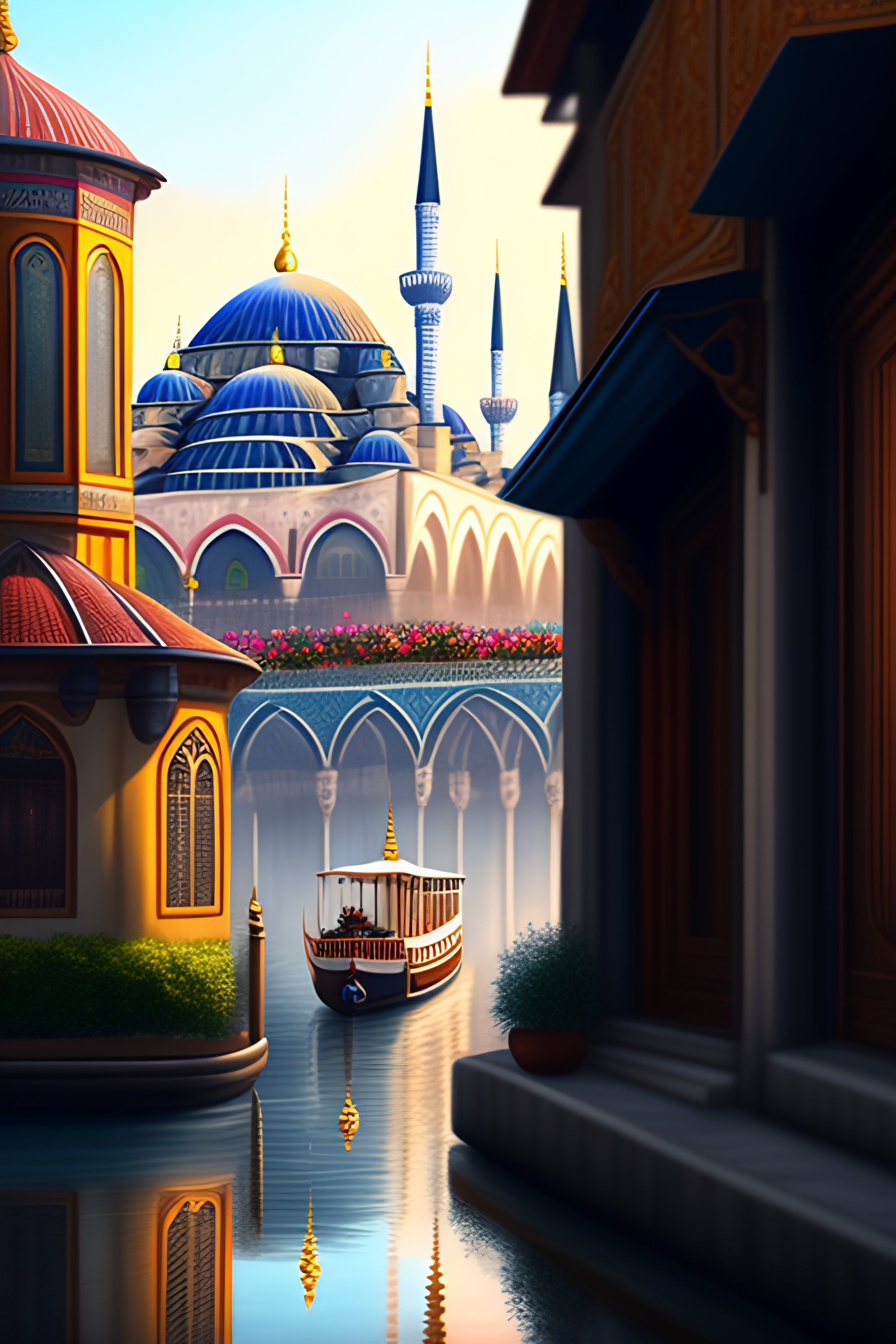 Lexica - A detailed portrait of Istanbul, digital art, realistic ...