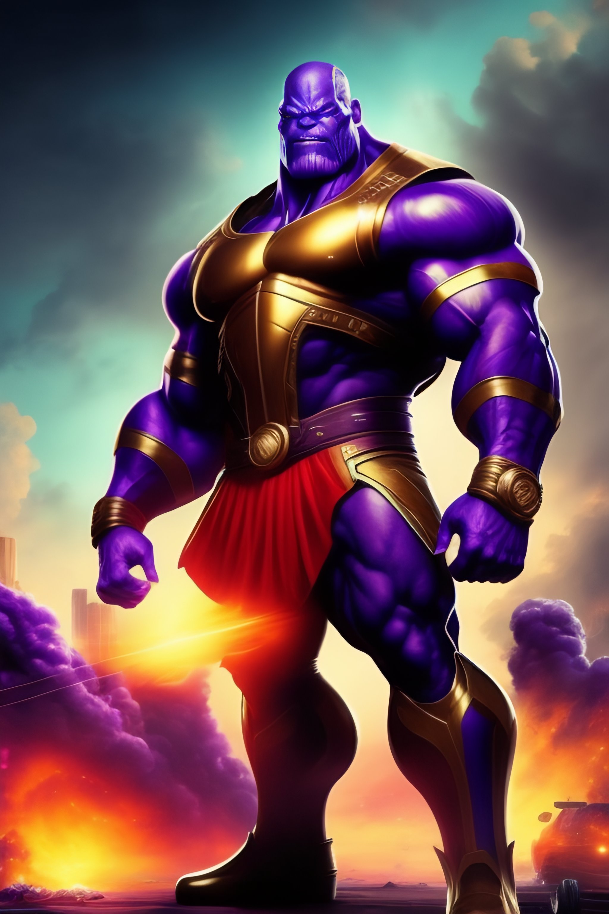 Lexica - Thanos as a typical soweto thug