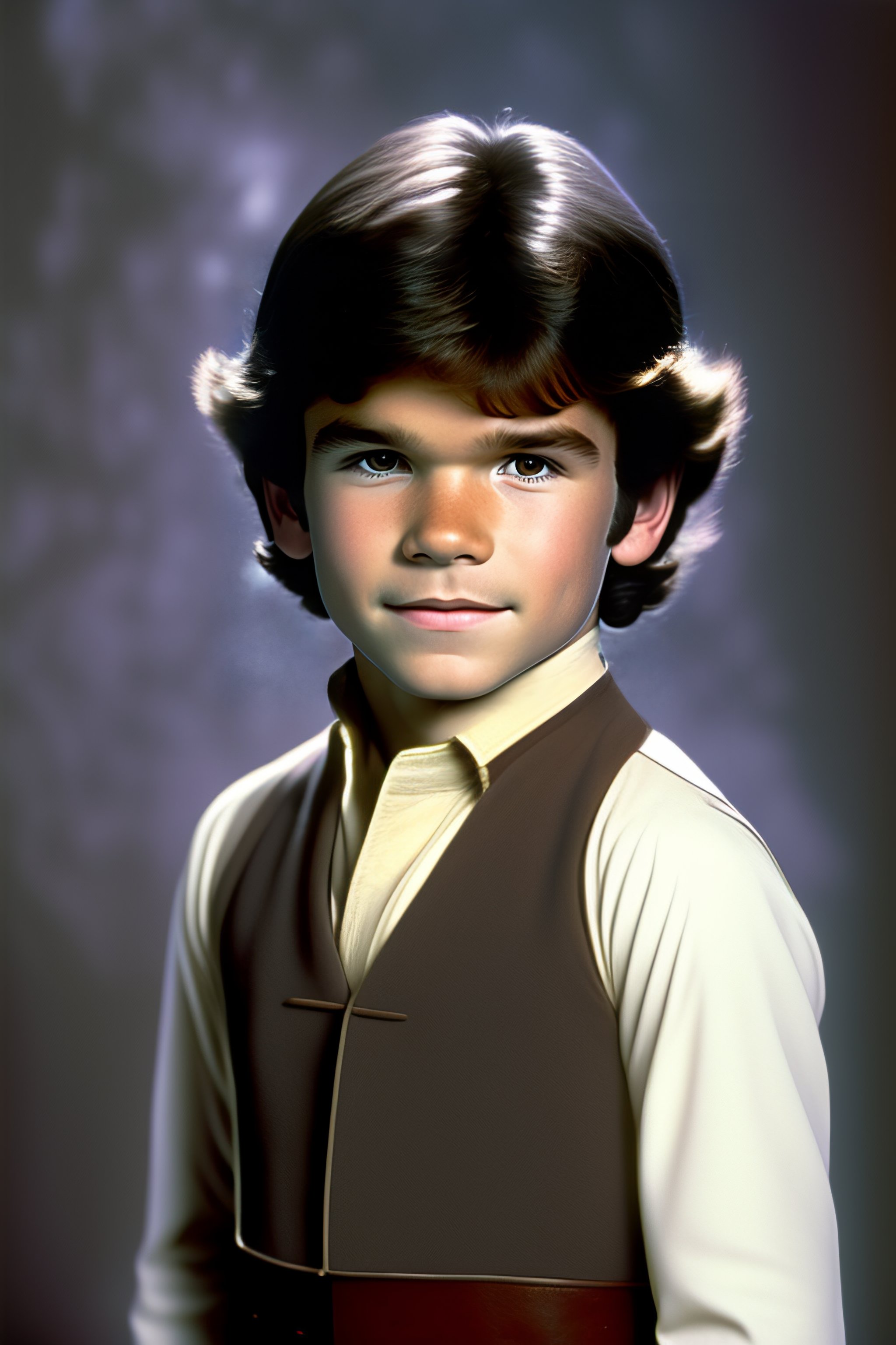 Lexica - 5 years old boy, disguised as Han Solo is Episode IV Movie ...