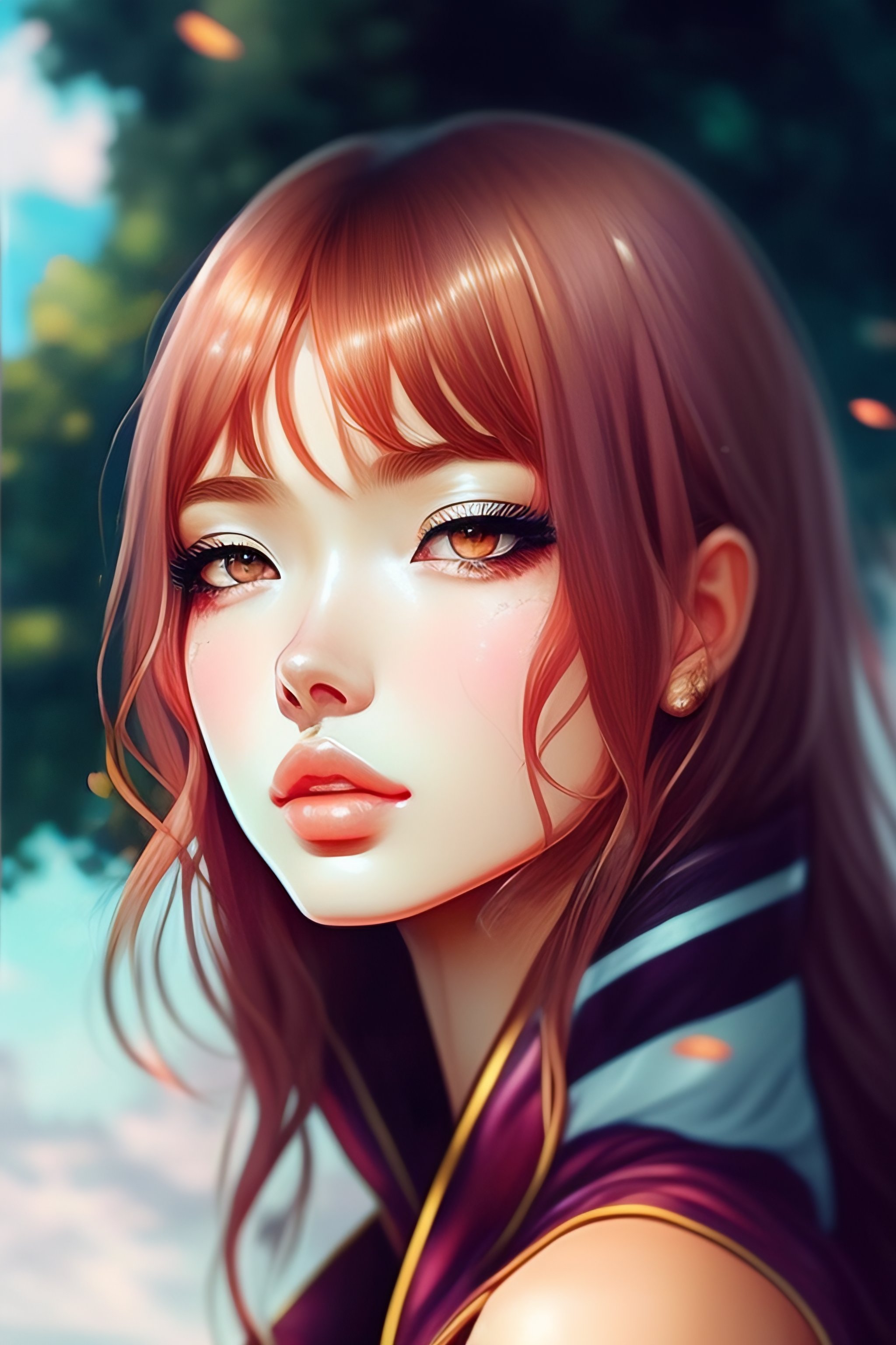 Lexica - Kristine Froseth as anime character