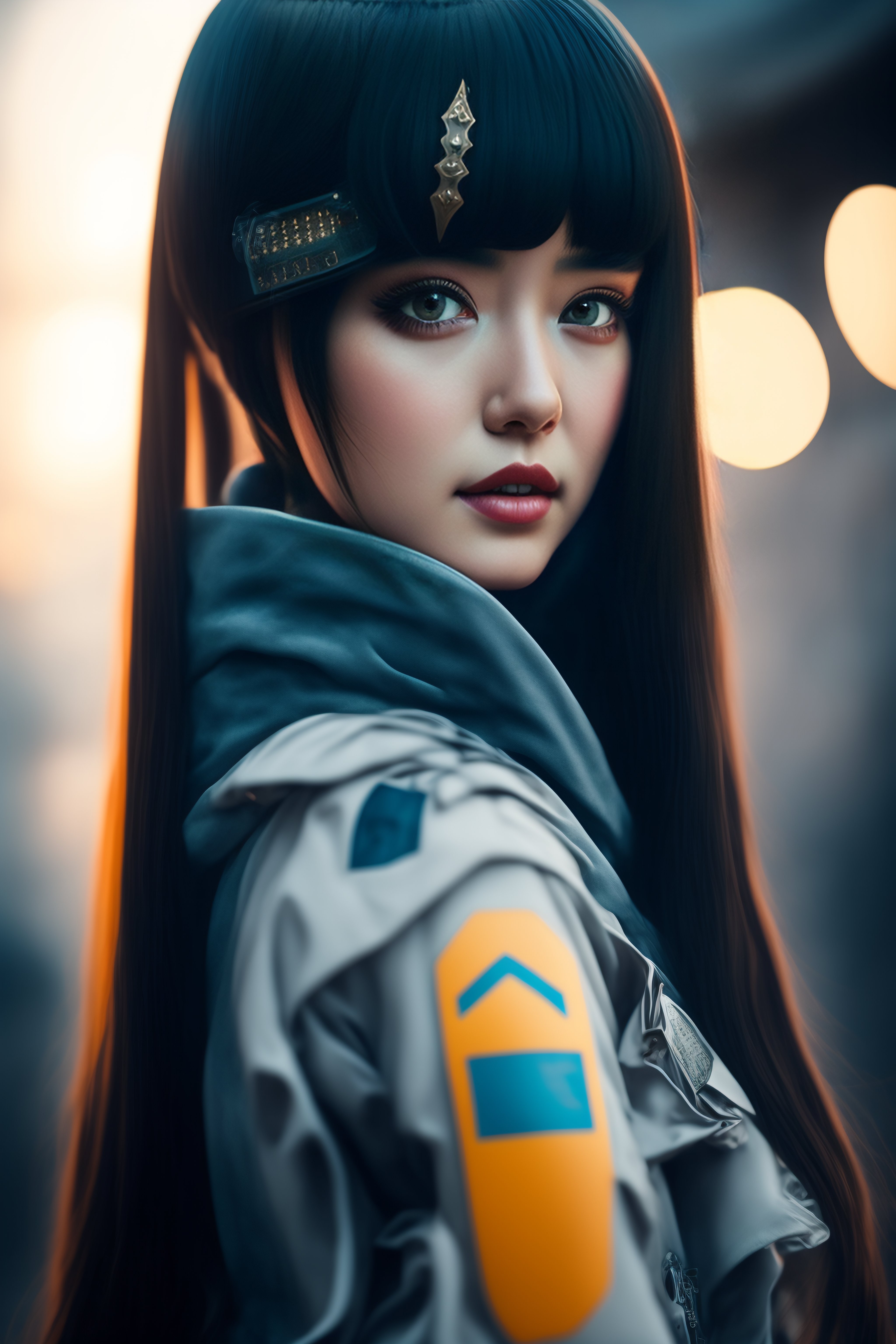 Lexica - Photoreal, cosplay, Cosplayer, cyber punk, Kanna Hashimoto ...
