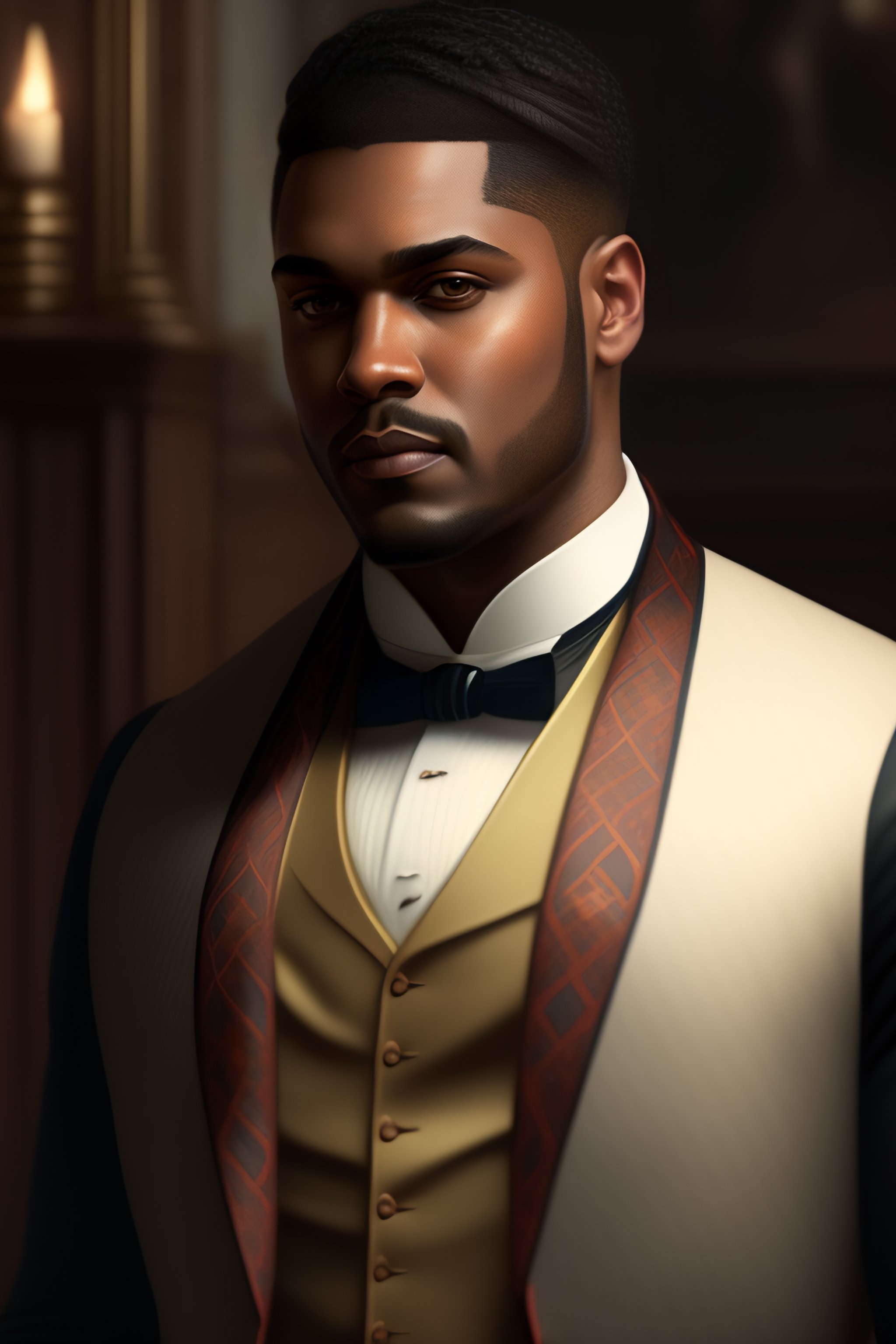 Lexica - Omar Benson Miller official portrait of a victorian ...