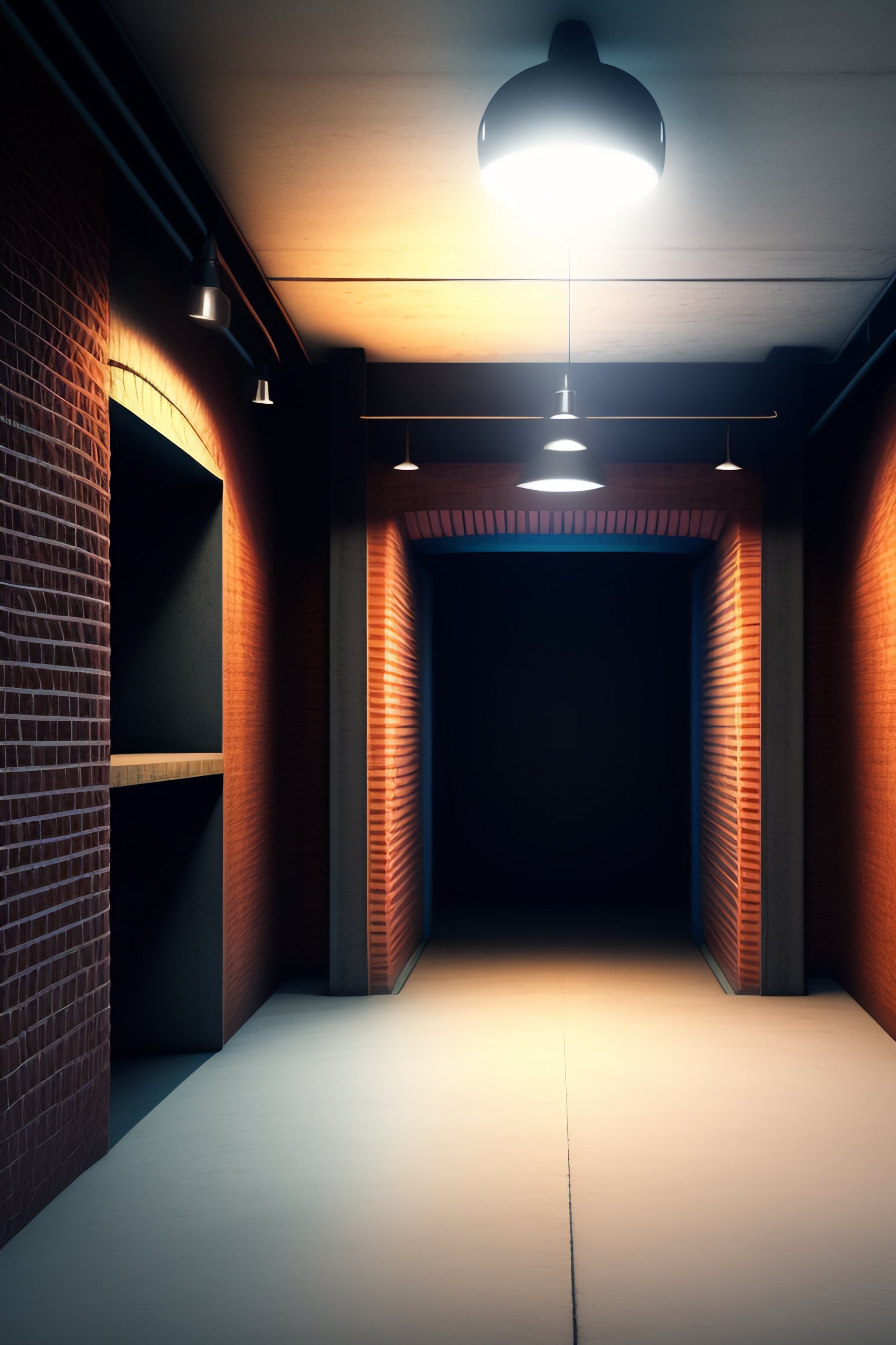 Lexica - Hosting servers in a brick-walled garage