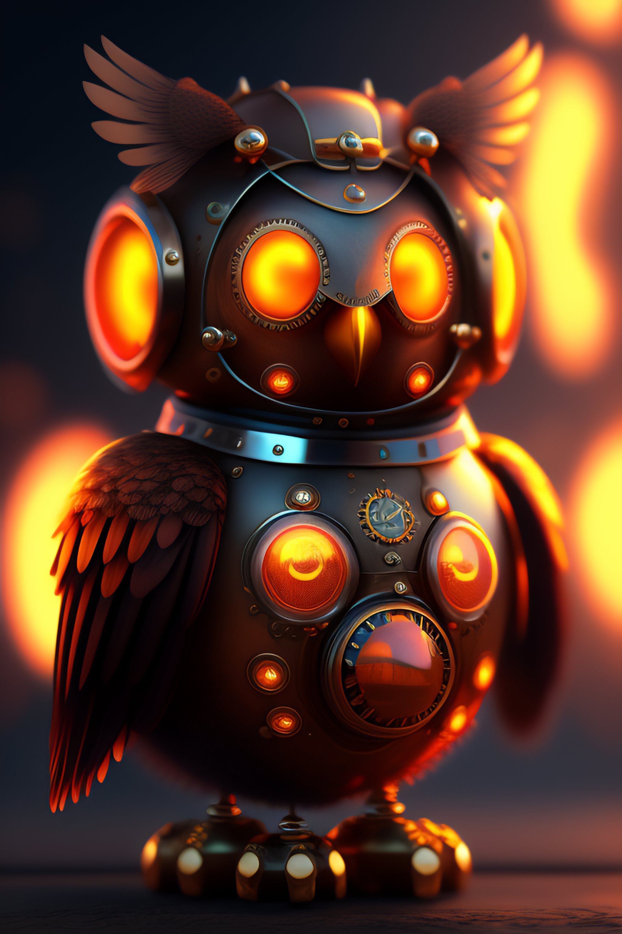 Lexica - A cute adorable portrait of a rusty and dirty steampunk ...
