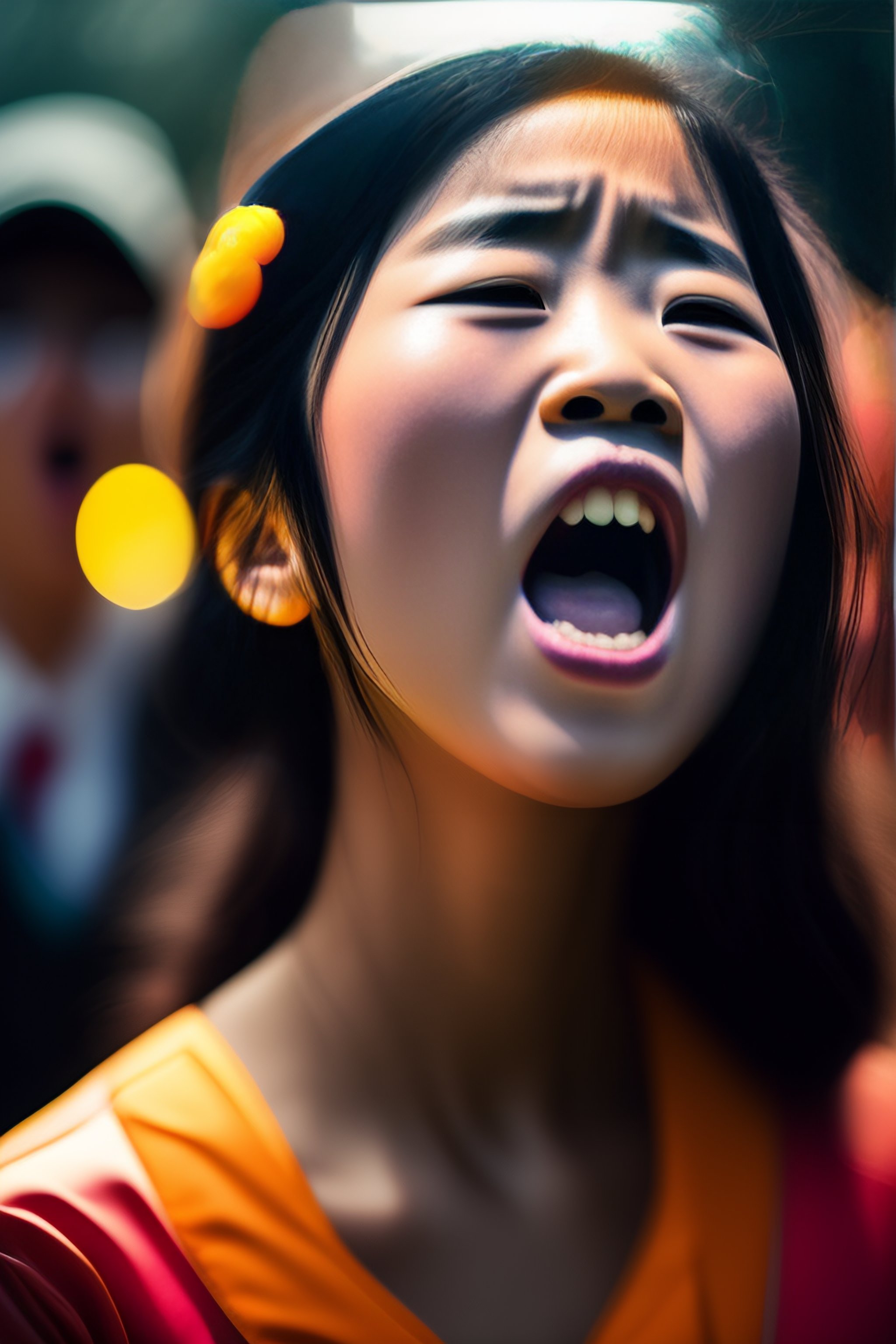 Lexica - Amazed,Amazed,Anger,girl, china,8k