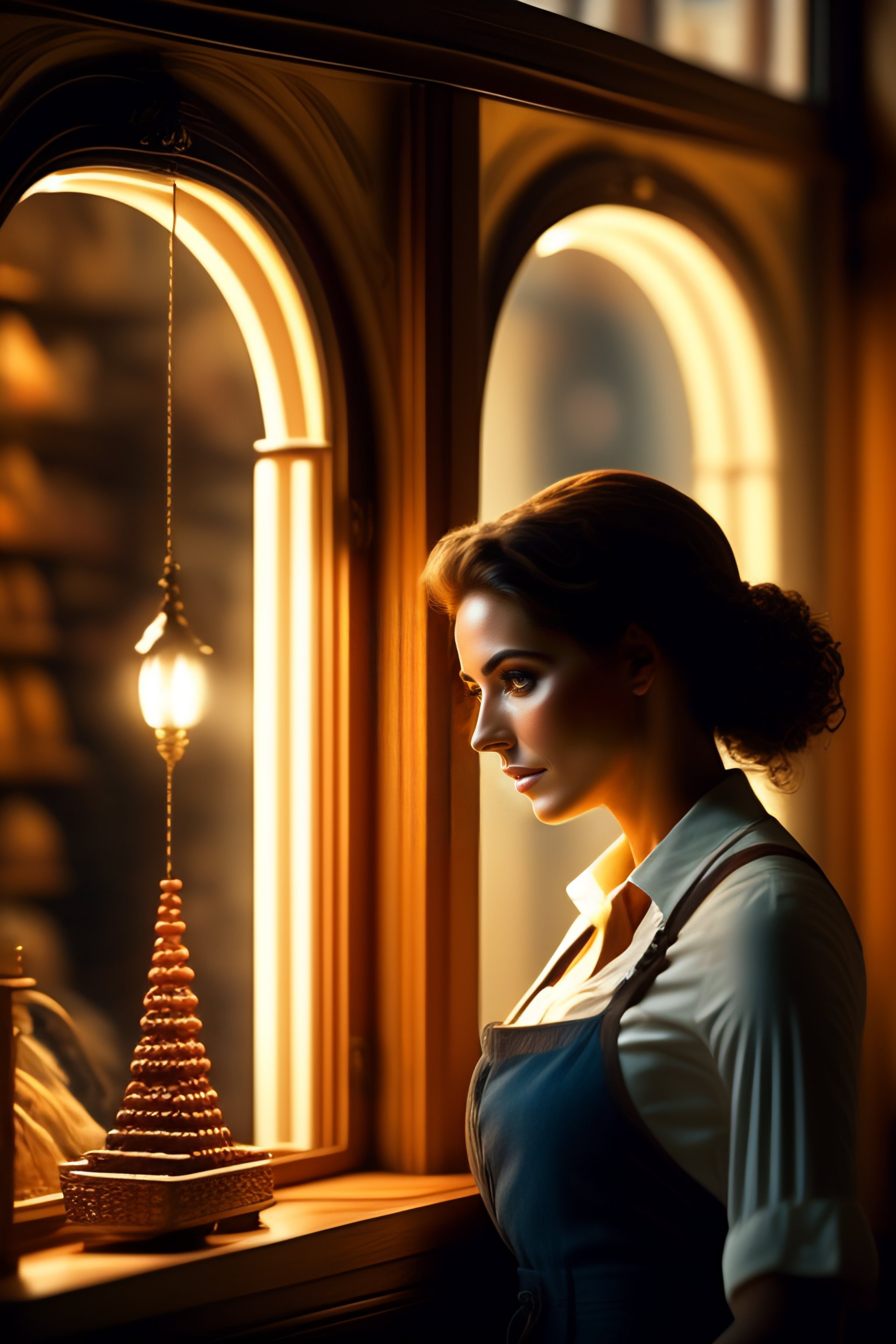 Lexica - Young beautiful women shopping in a Italian artesanal shop ...