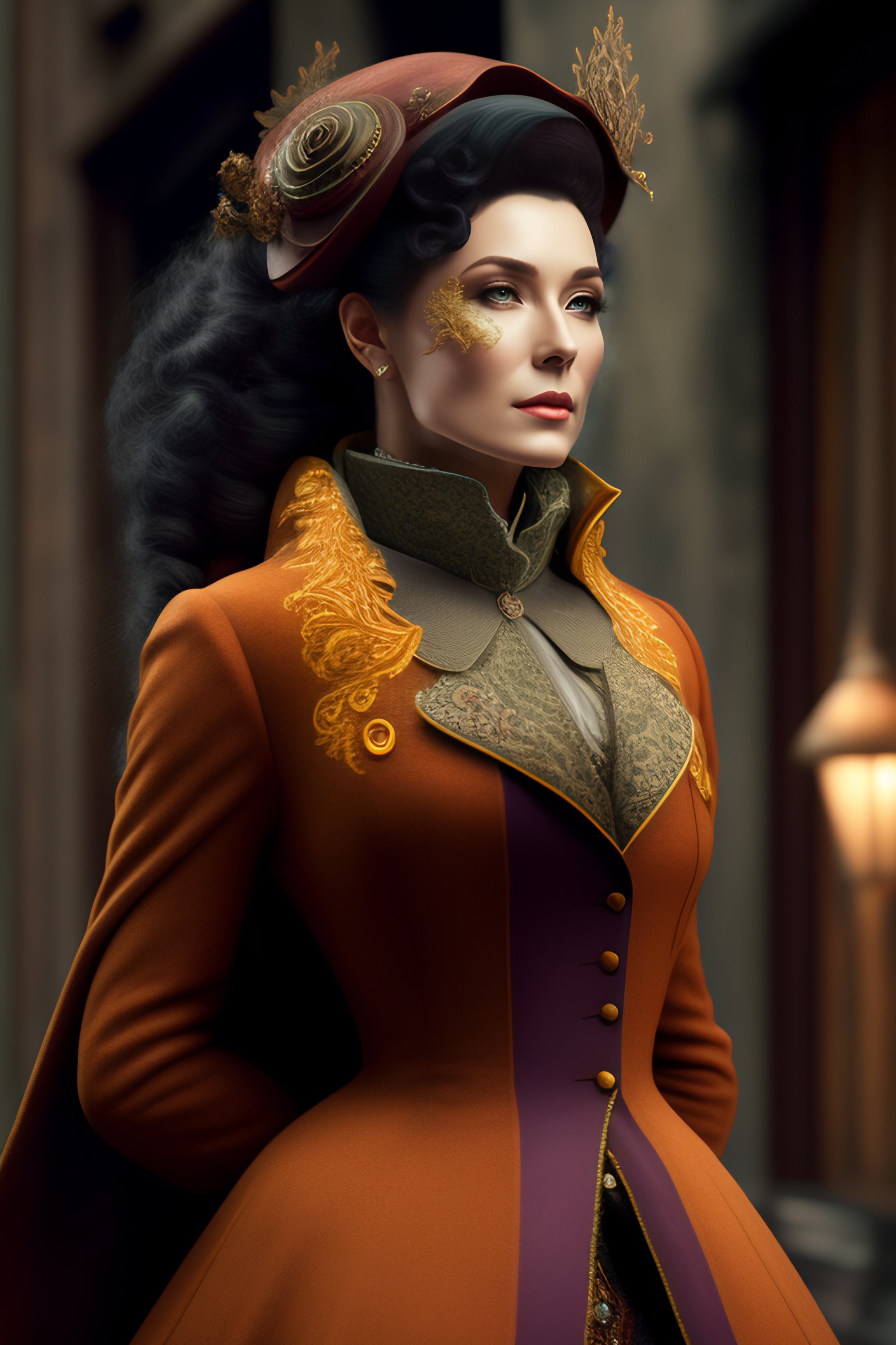 Lexica - Dynamic photography of a crazy female Sherlock Holmes in ...