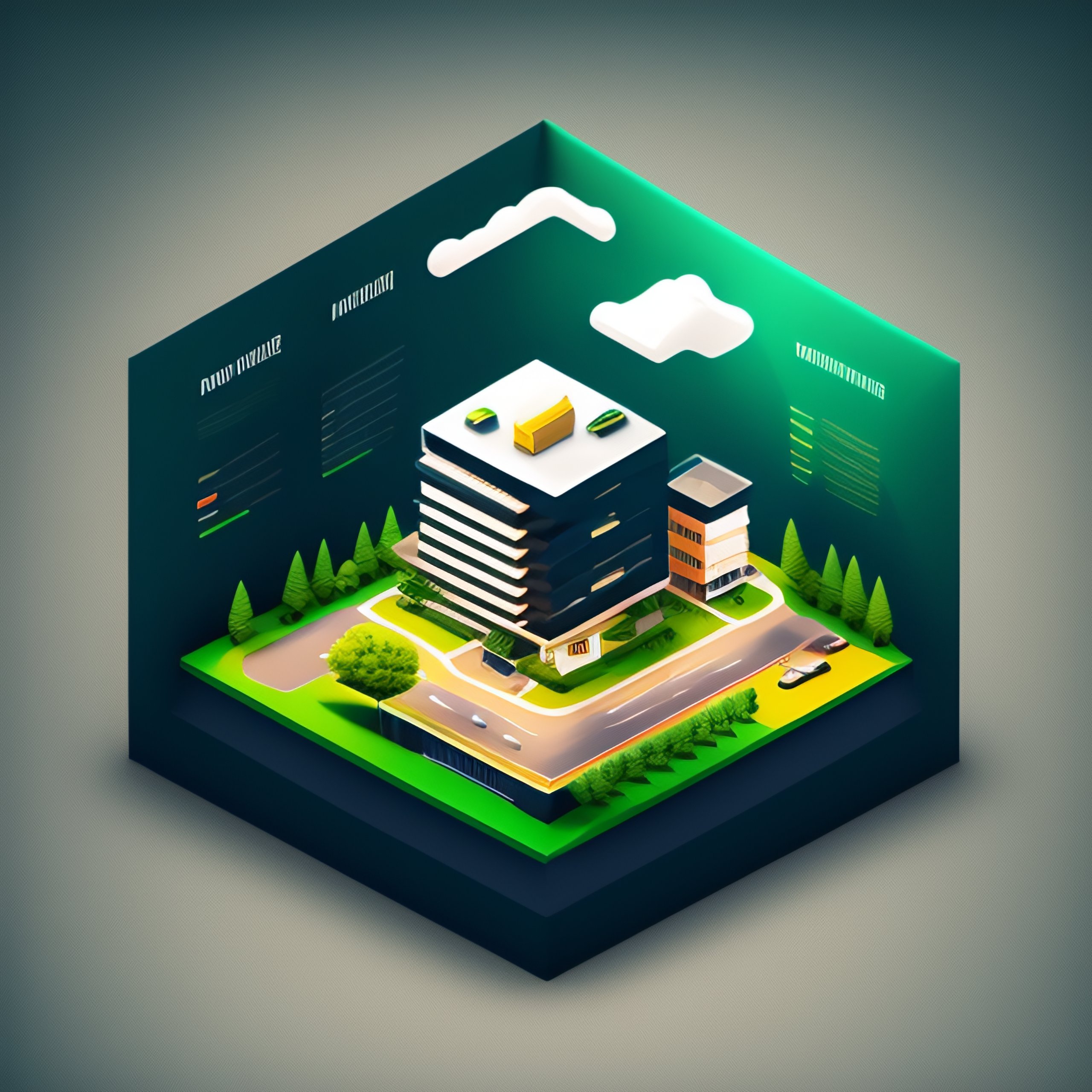 Lexica - Webpage background hero image for real estate company modern ...