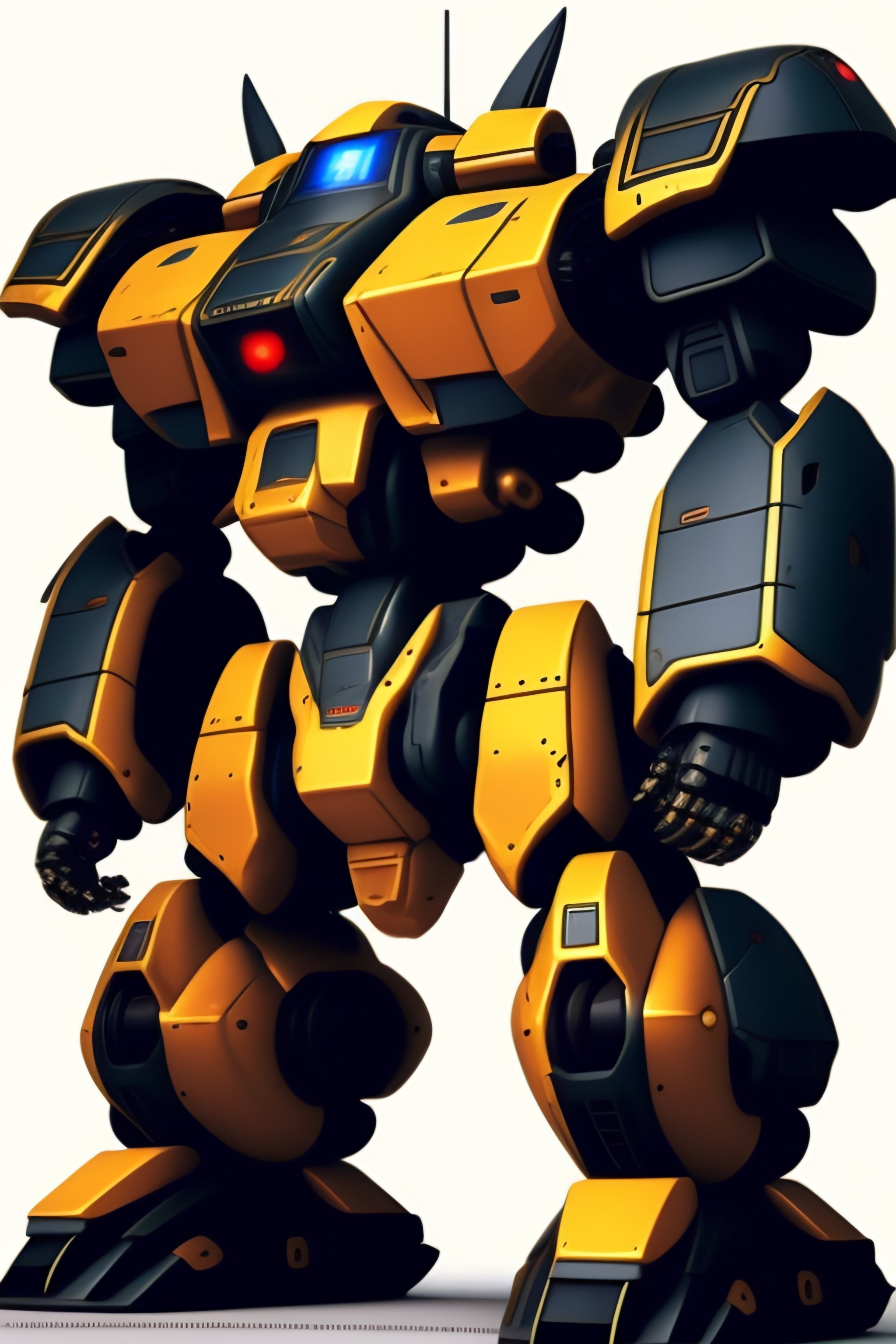 Lexica - Giant mobile armor mecha neo zeon blueprint highly detailed