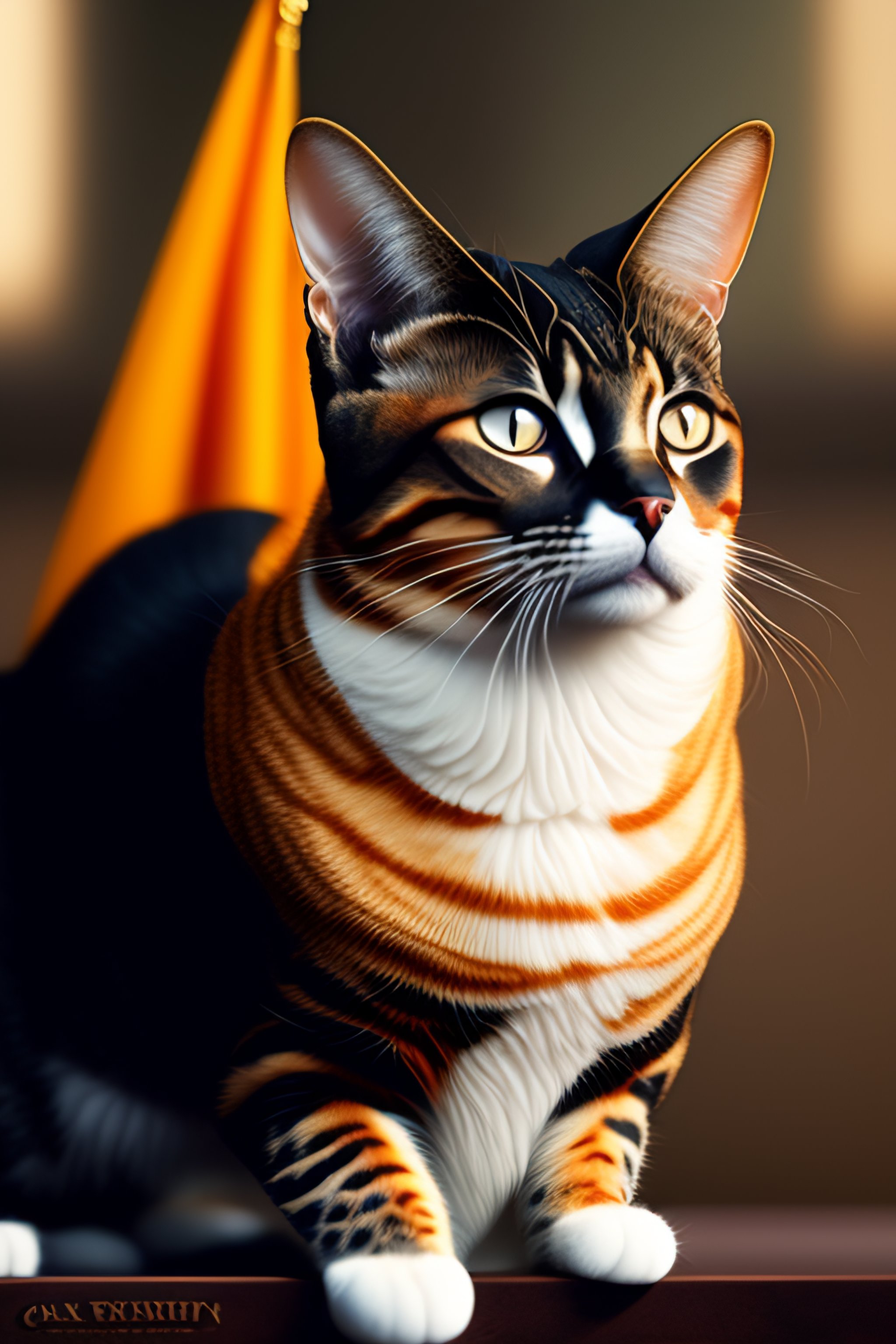 Lexica - A military dictator cat that is African and has wings