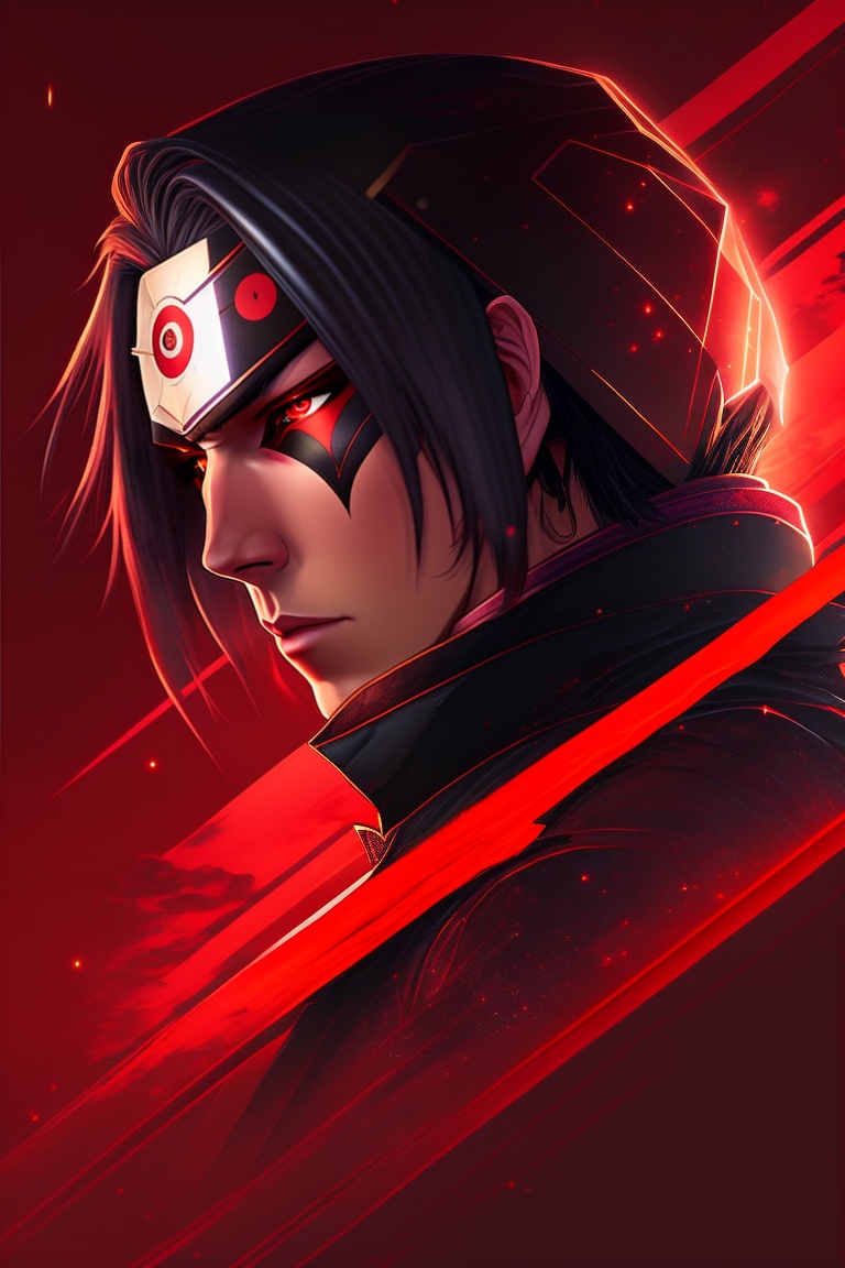 Lexica - Dancing Itachi Uchiha, eternal Mangekyo Sharingan, cinematic ...