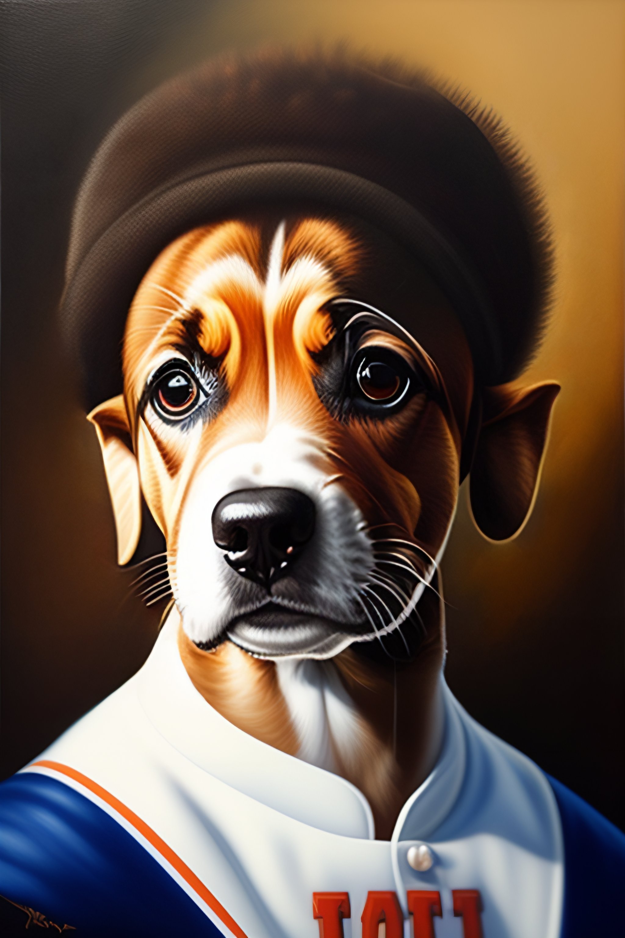 Lexica - Realistic painting of a benny the ball