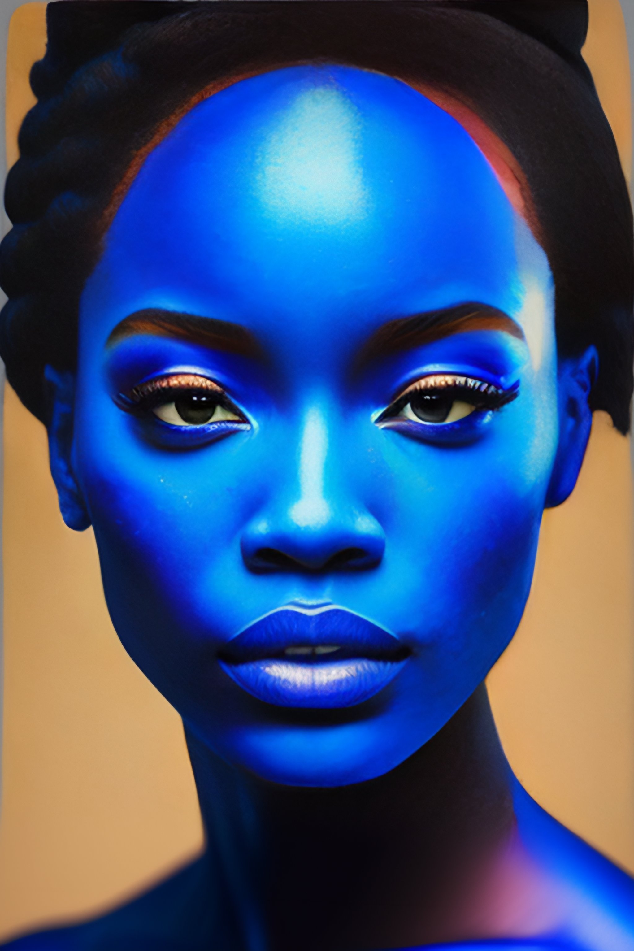 Lexica - Blue skin people