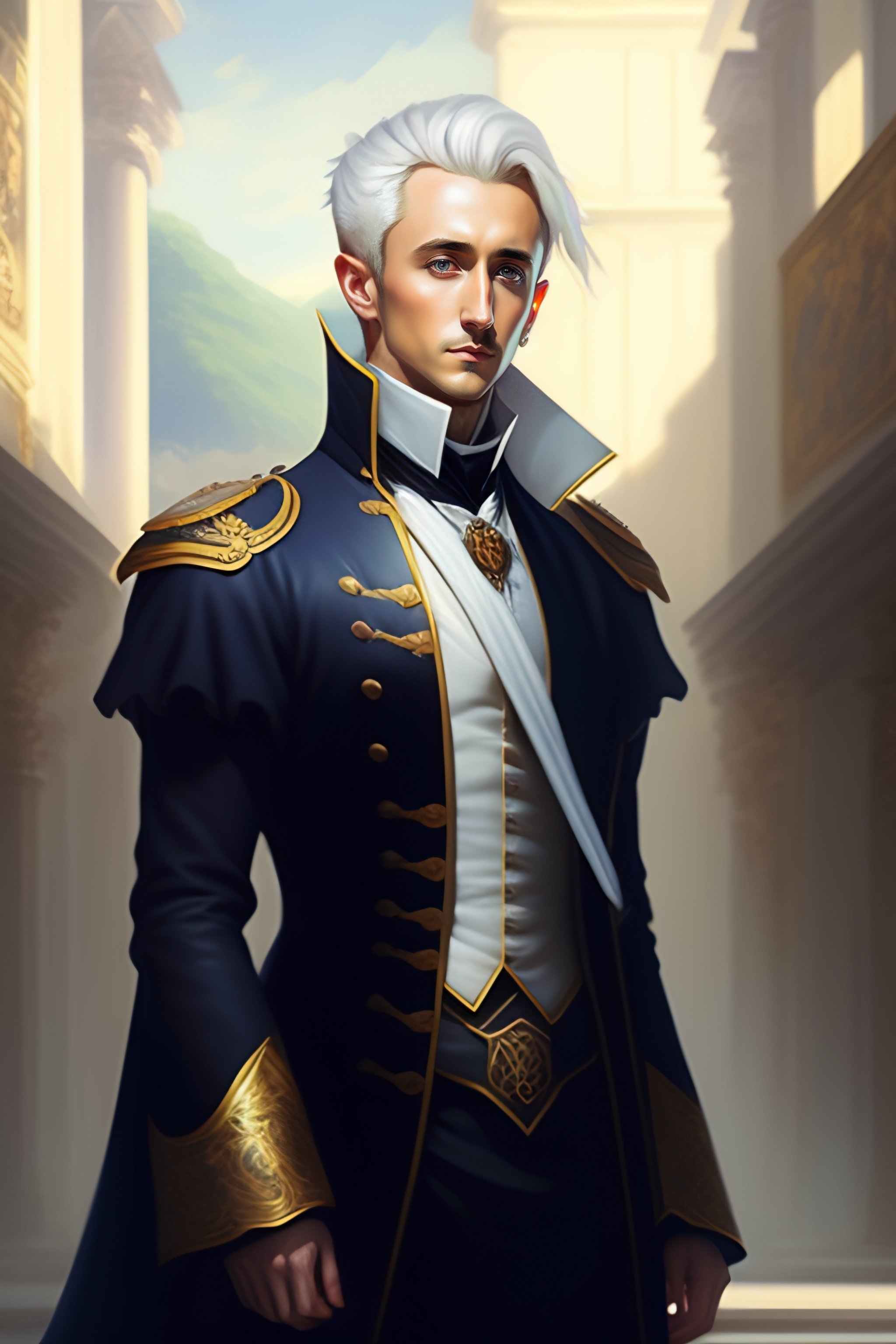 Lexica - Tom Felton Baroque oil painting anime key visual full body ...