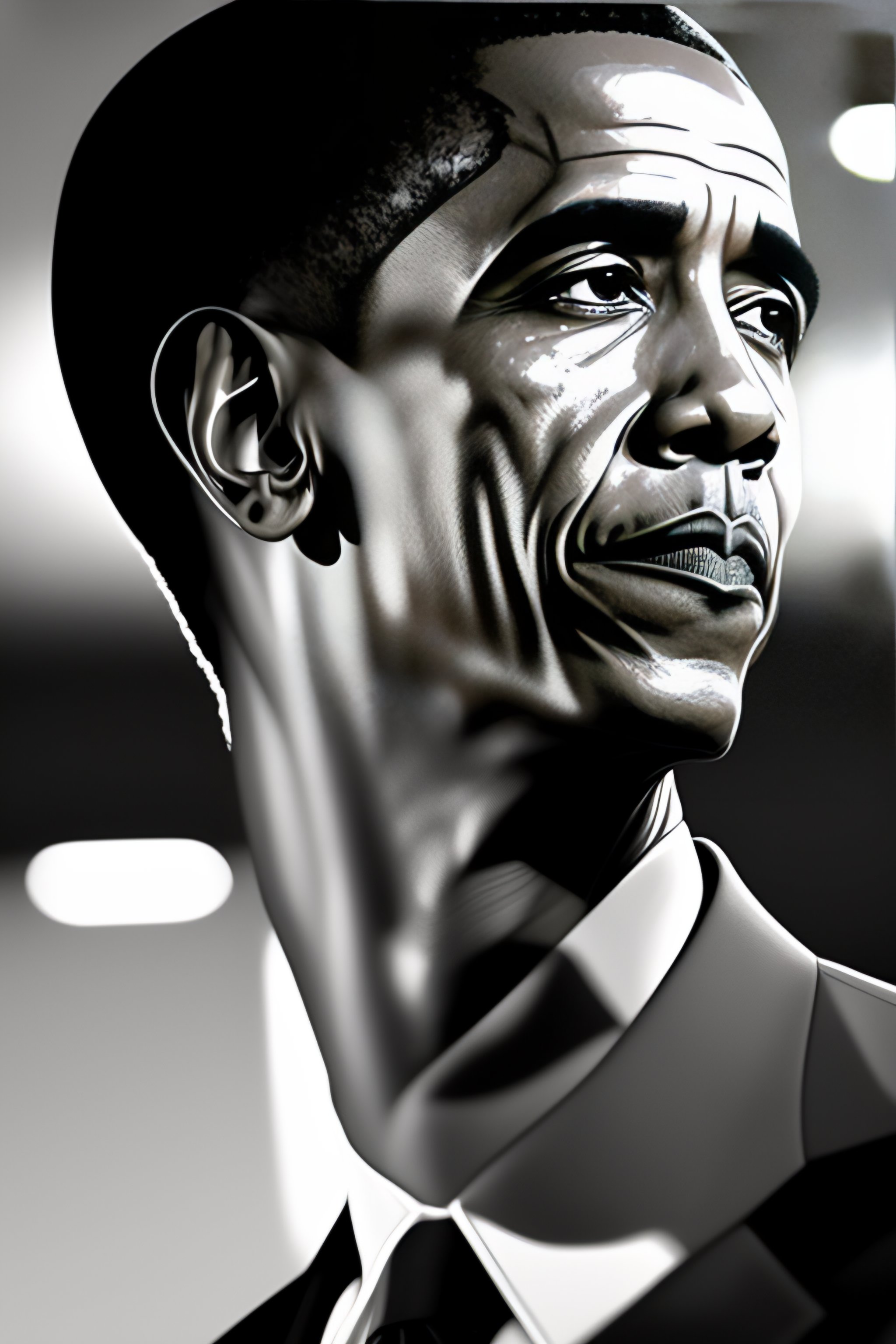 Lexica - Obama manga style