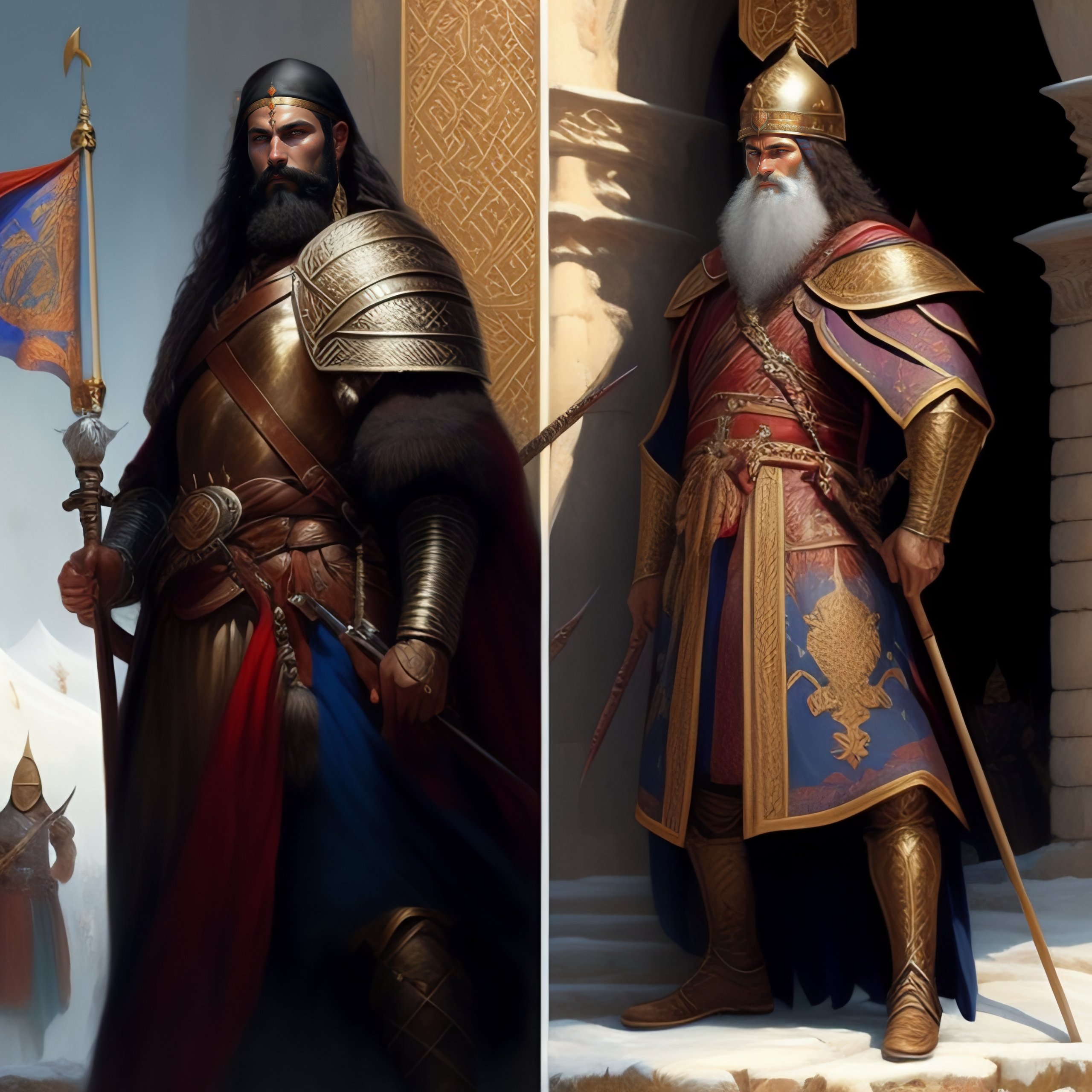 Lexica - Medieval varangian guard, concept art, intricate details ...