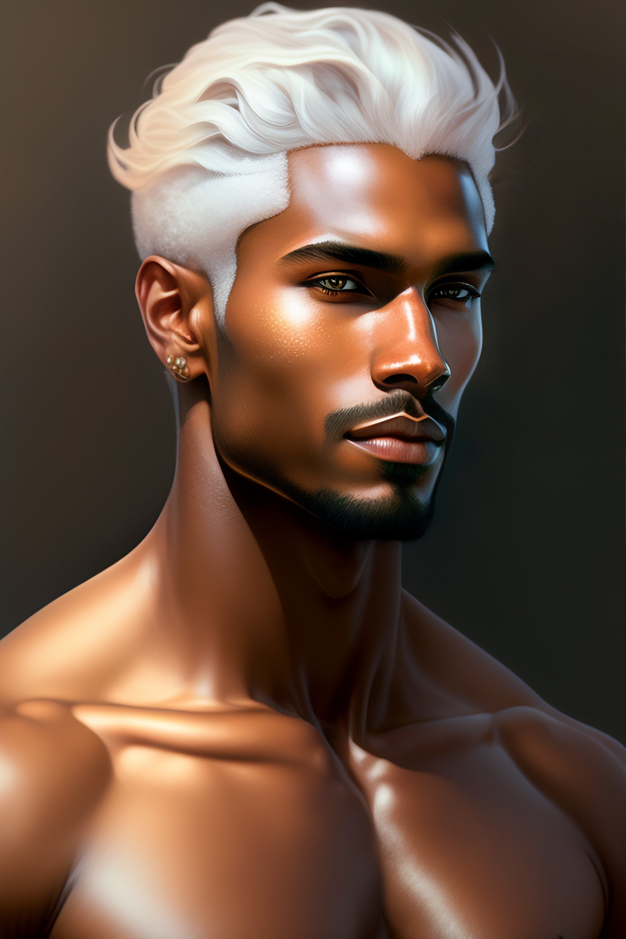 Lexica - Ultra realistic illustration, young man with bronze skin ...