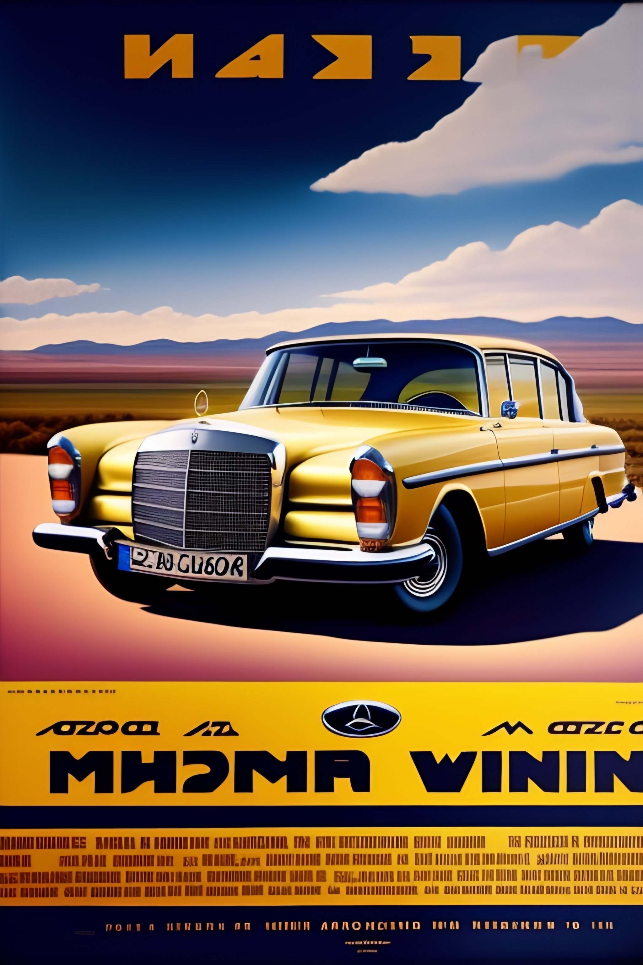 Lexica - Mercedes W211 poster