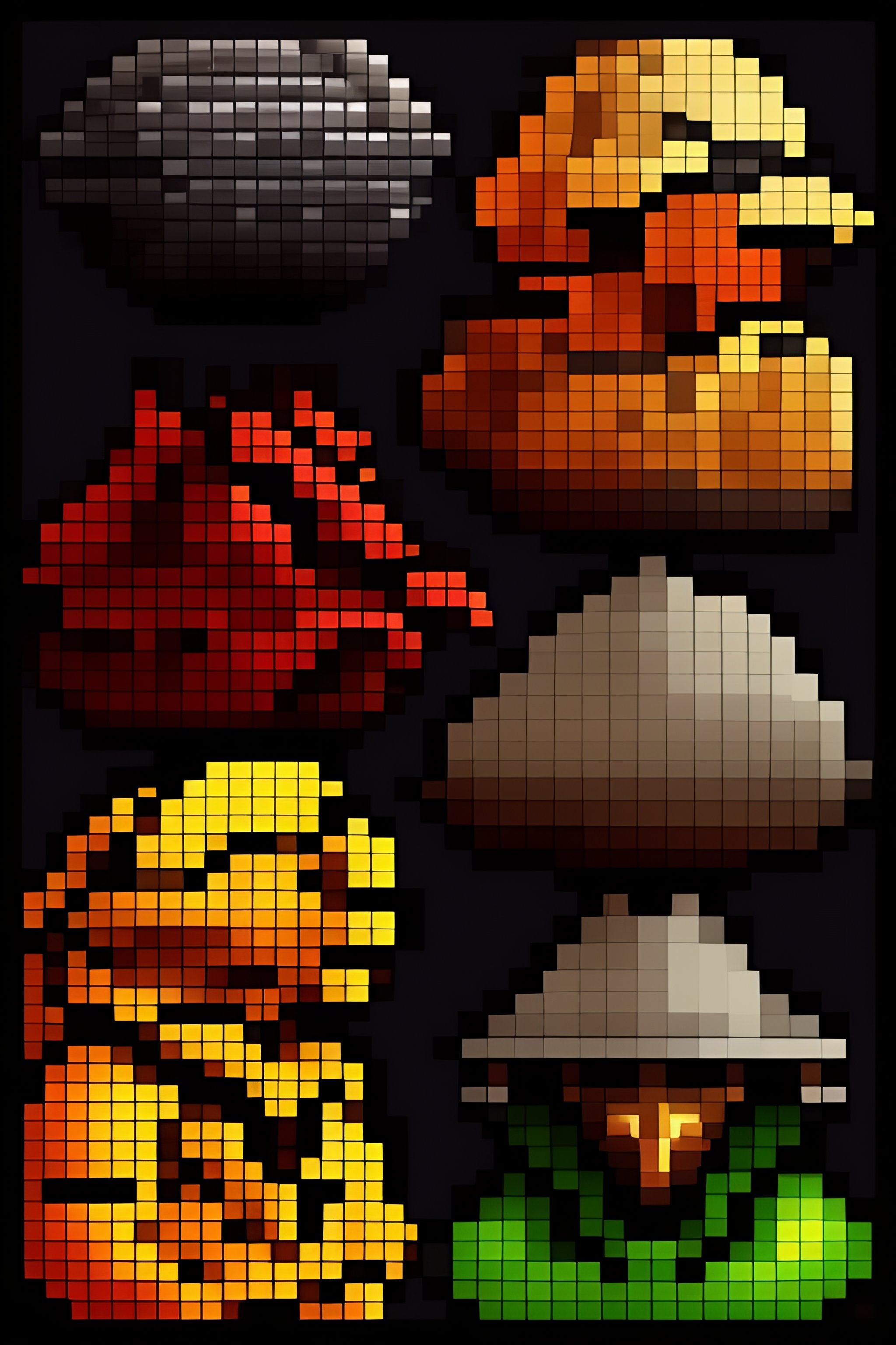 Lexica - Icons for dungeon and dragons game sprite sheet