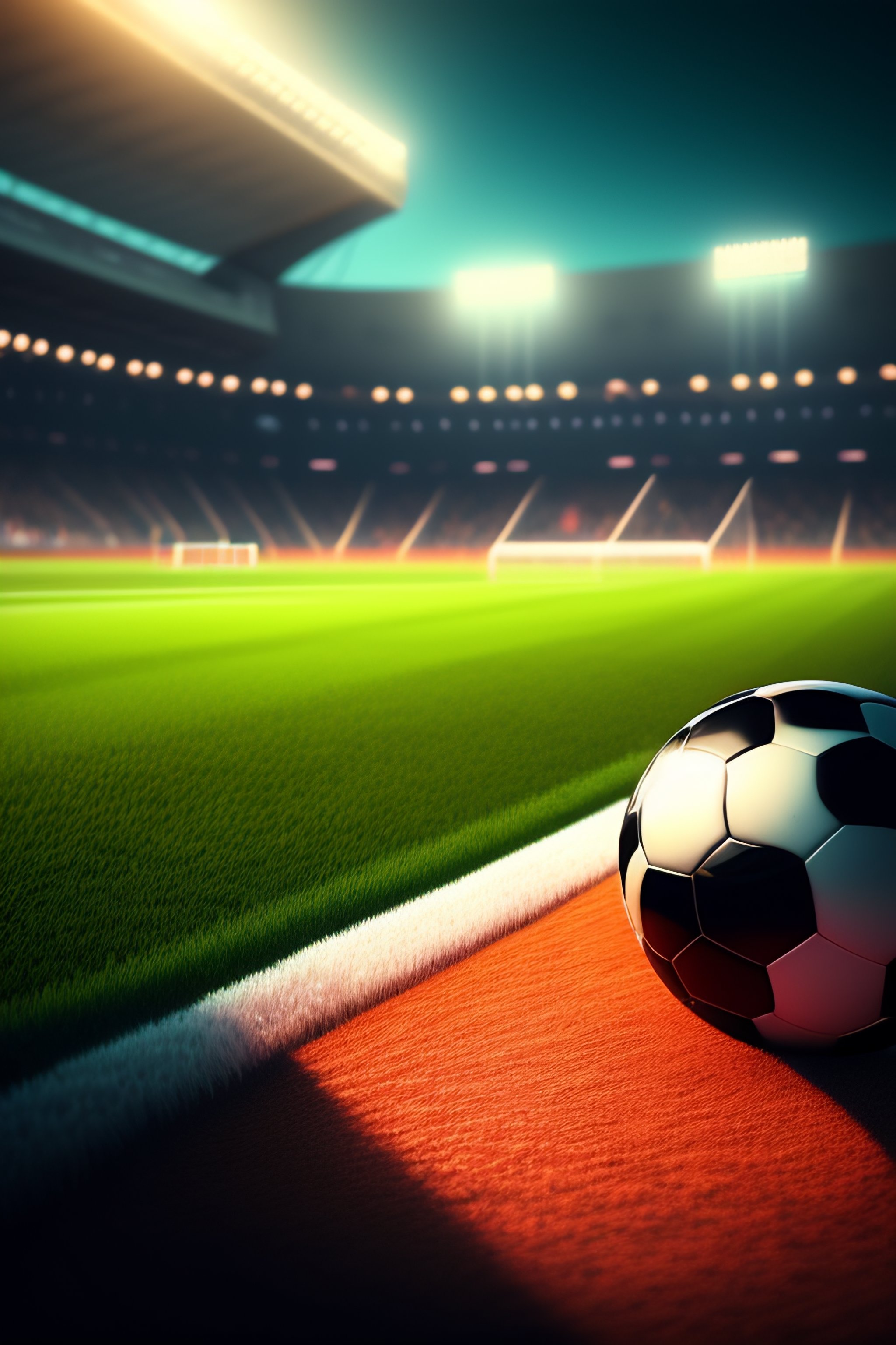 Lexica - Stadium soccer cinematic 8k