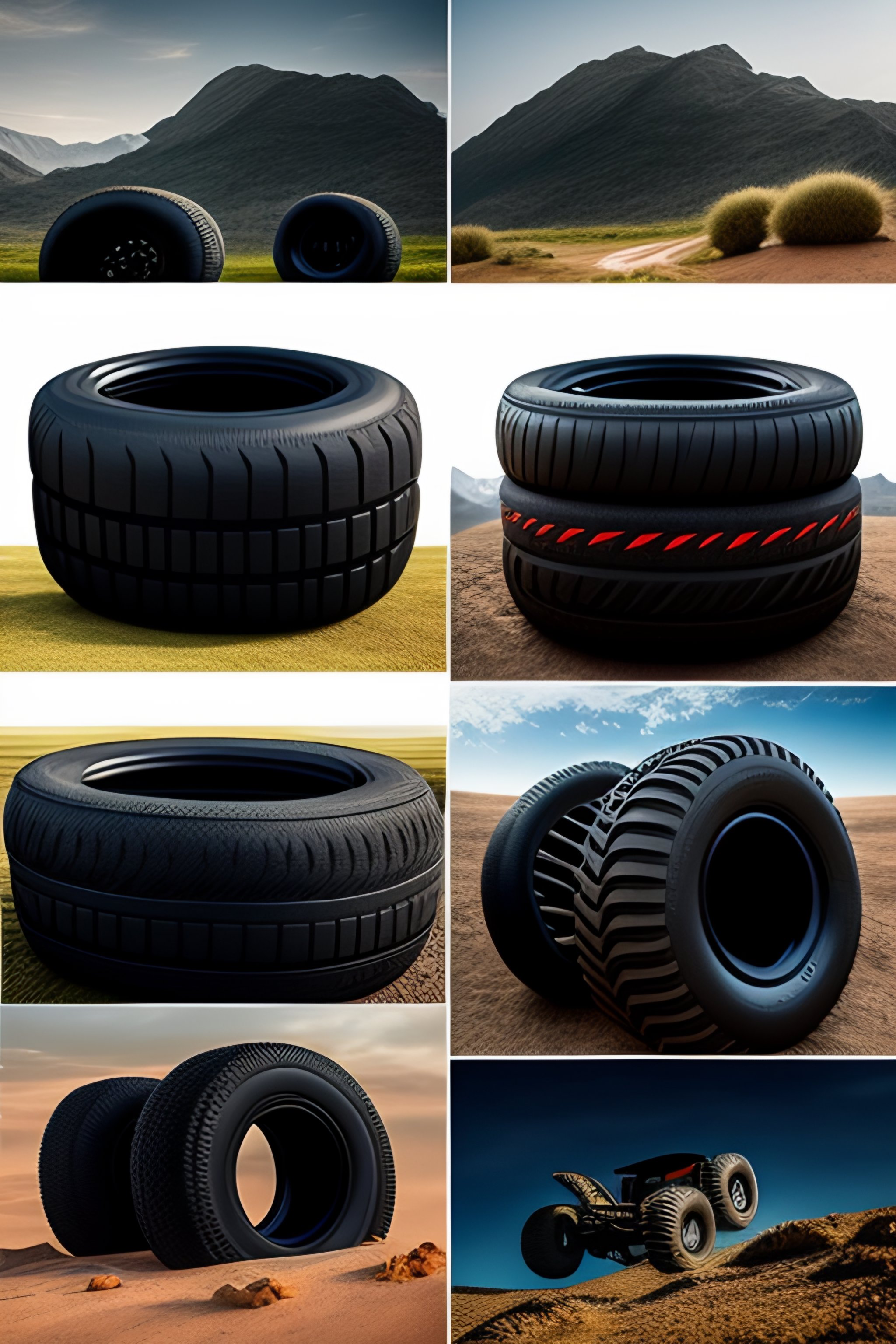 Lexica - New futures tyres design concept off-road ATV buggy protector ...