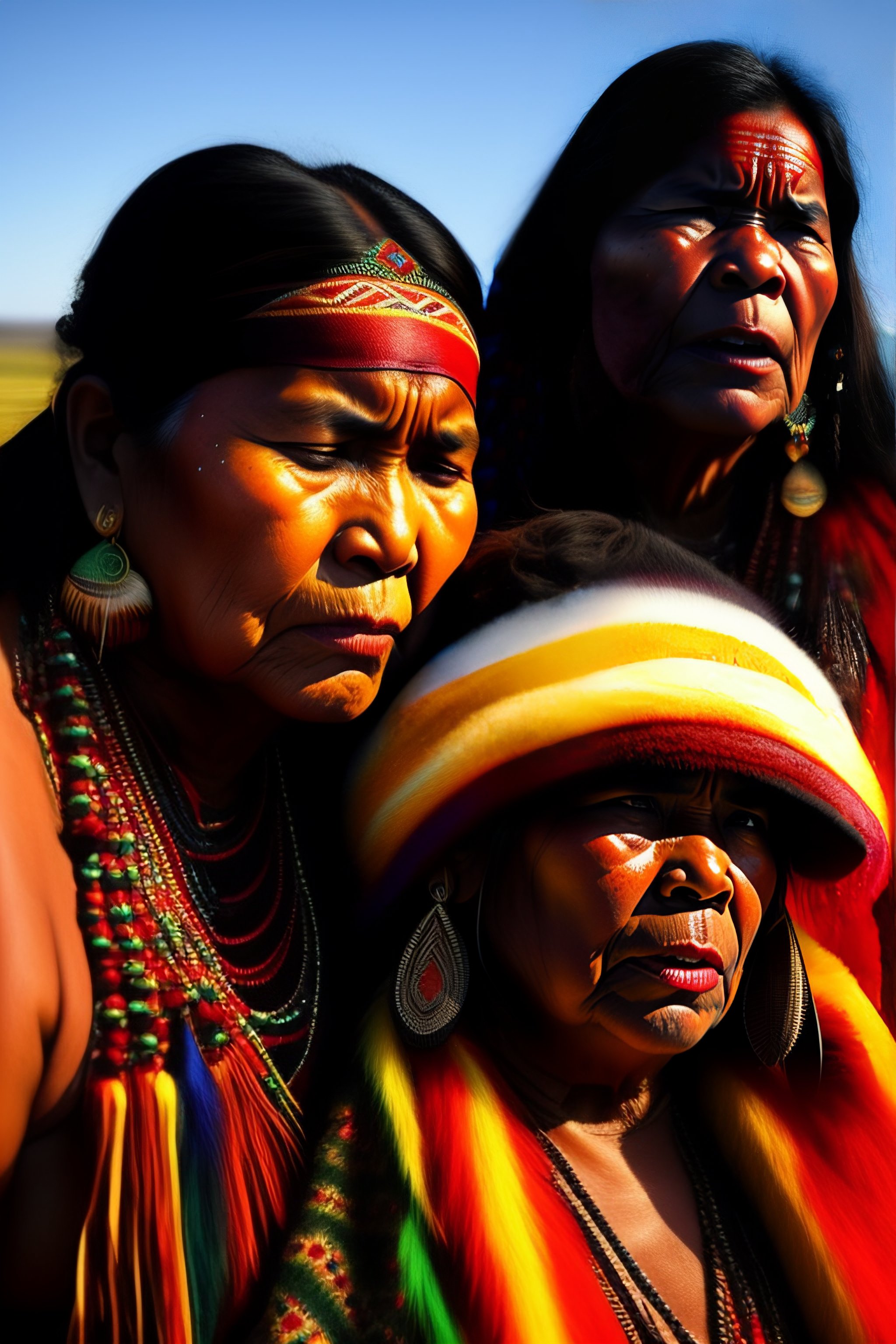 Lexica - Indigenous people crying