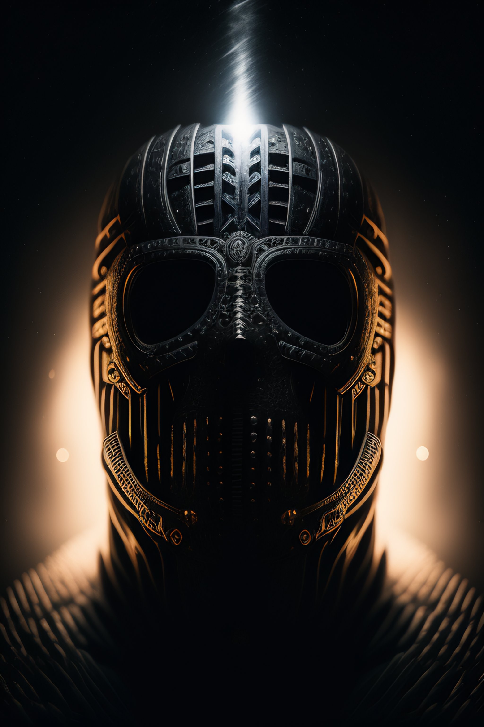 Lexica - Portrait of slipknot, surrounded by beams of light dark ...