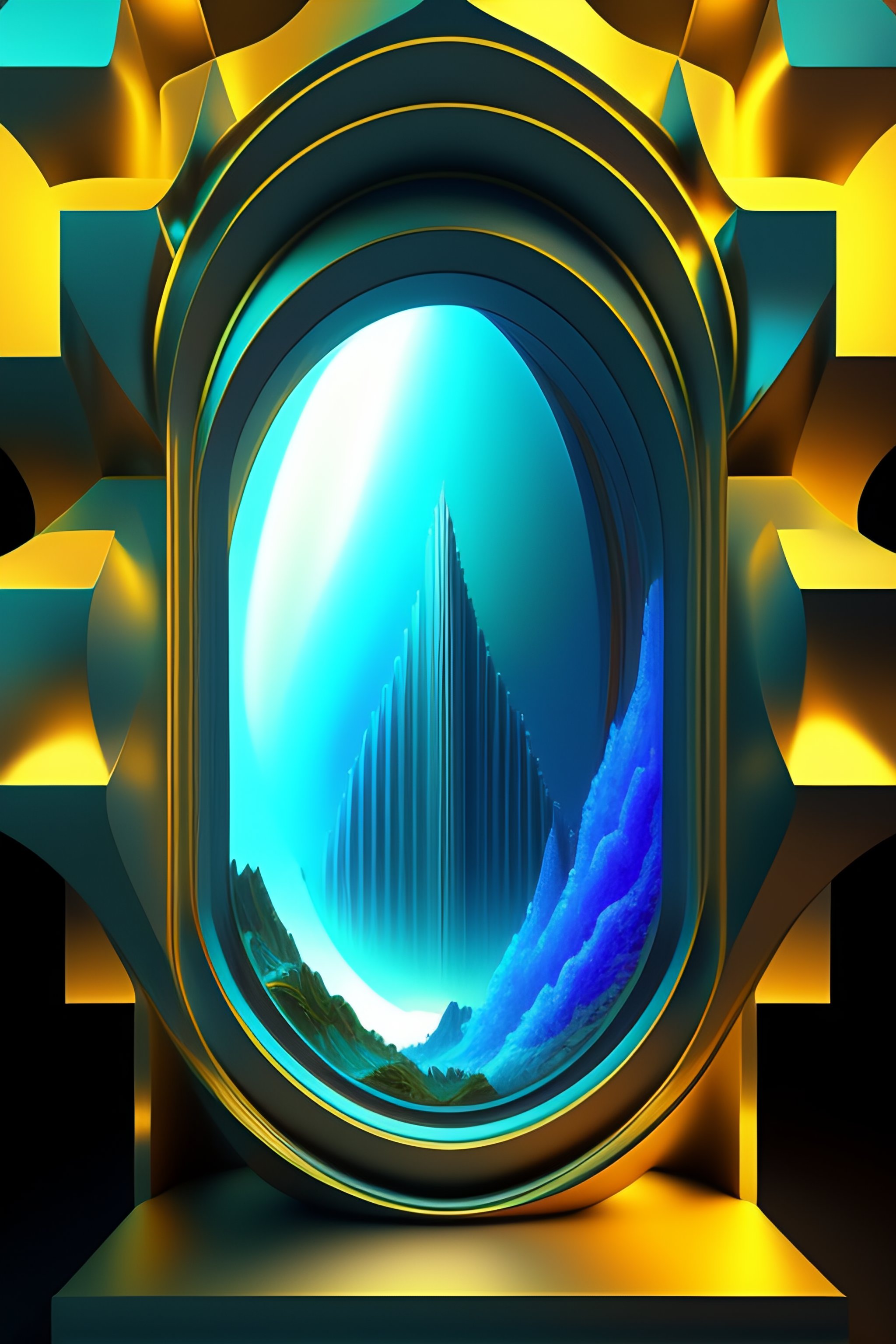 Lexica - Lenticular hologram 3D vaporwave/electrowave masterpiece ...