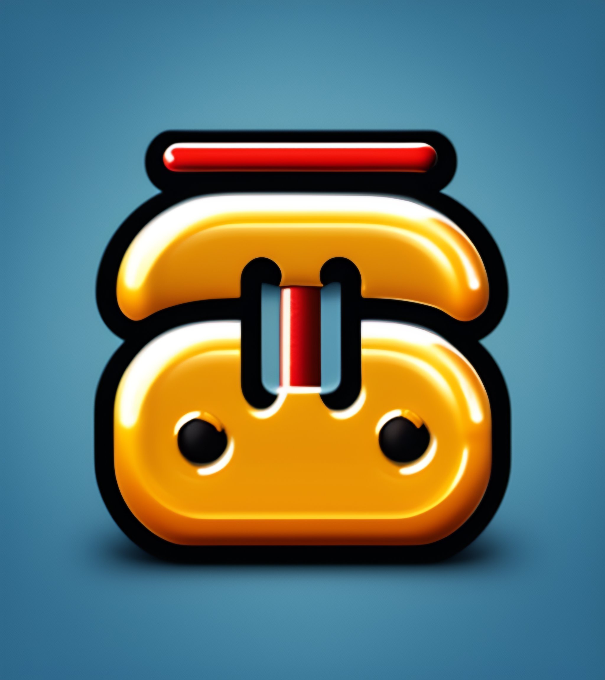 Lexica - A sausage party, cartoon discord server logo, 2d