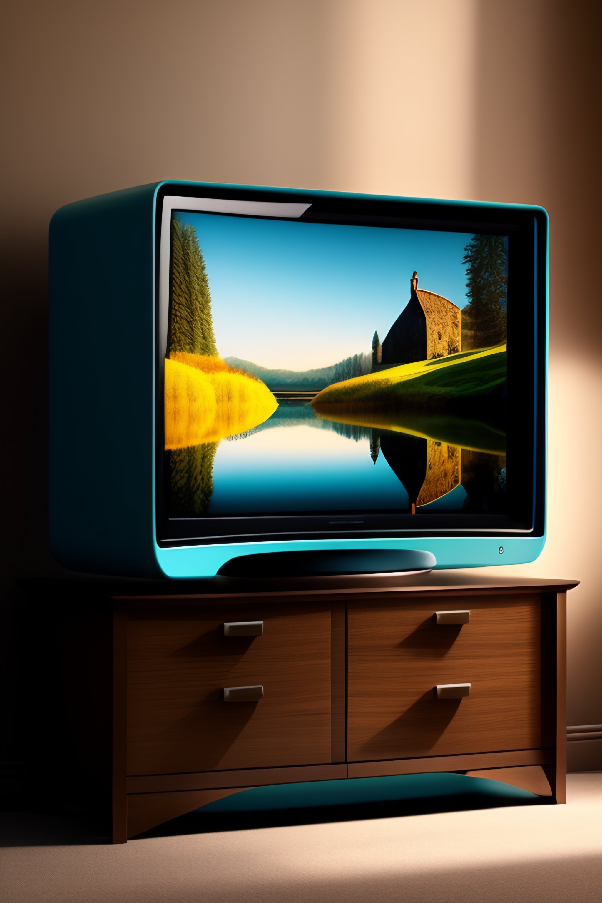 Lexica - Tv made out of a duck