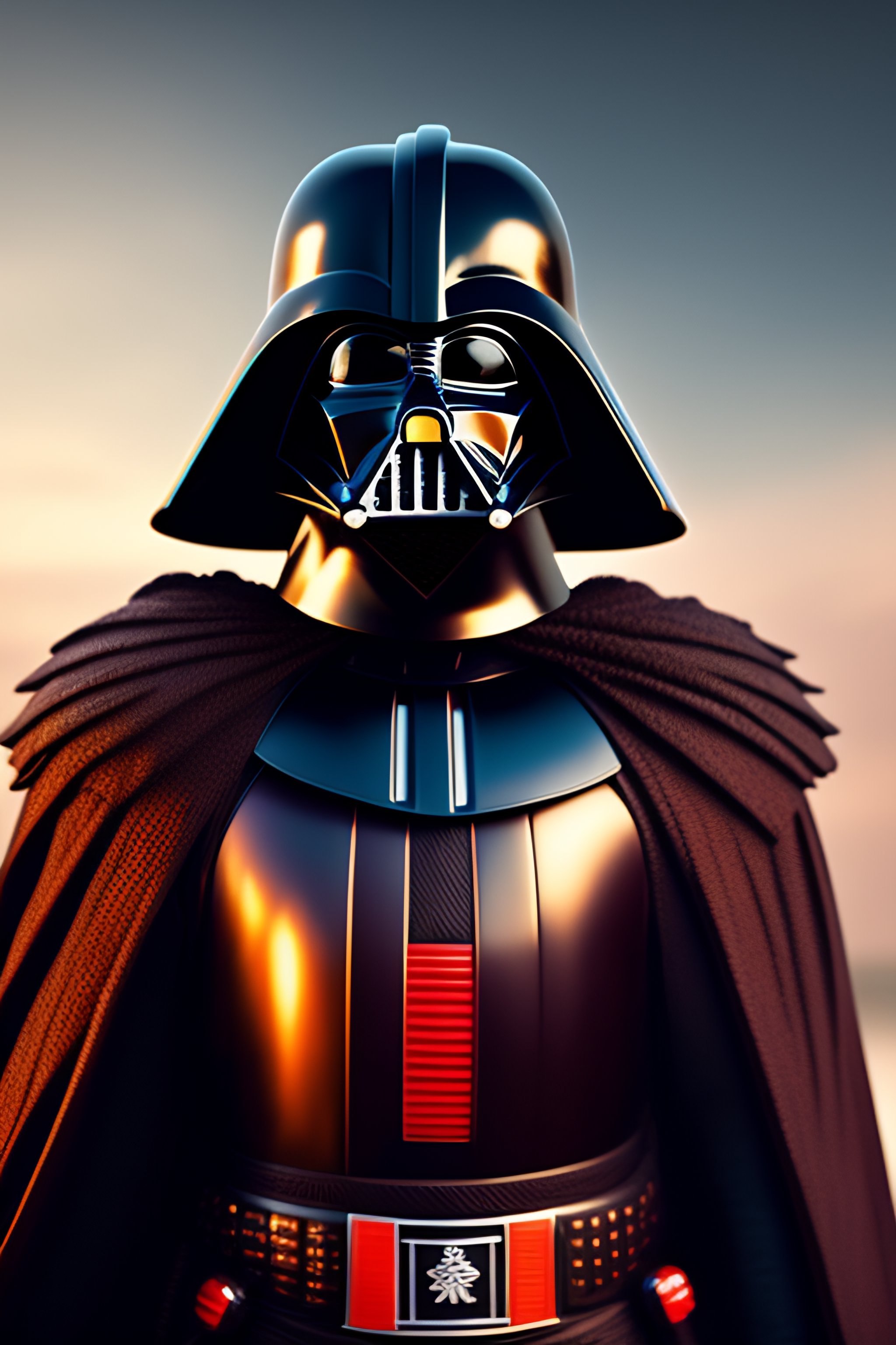 Lexica - Darth Vader using a samurai armor