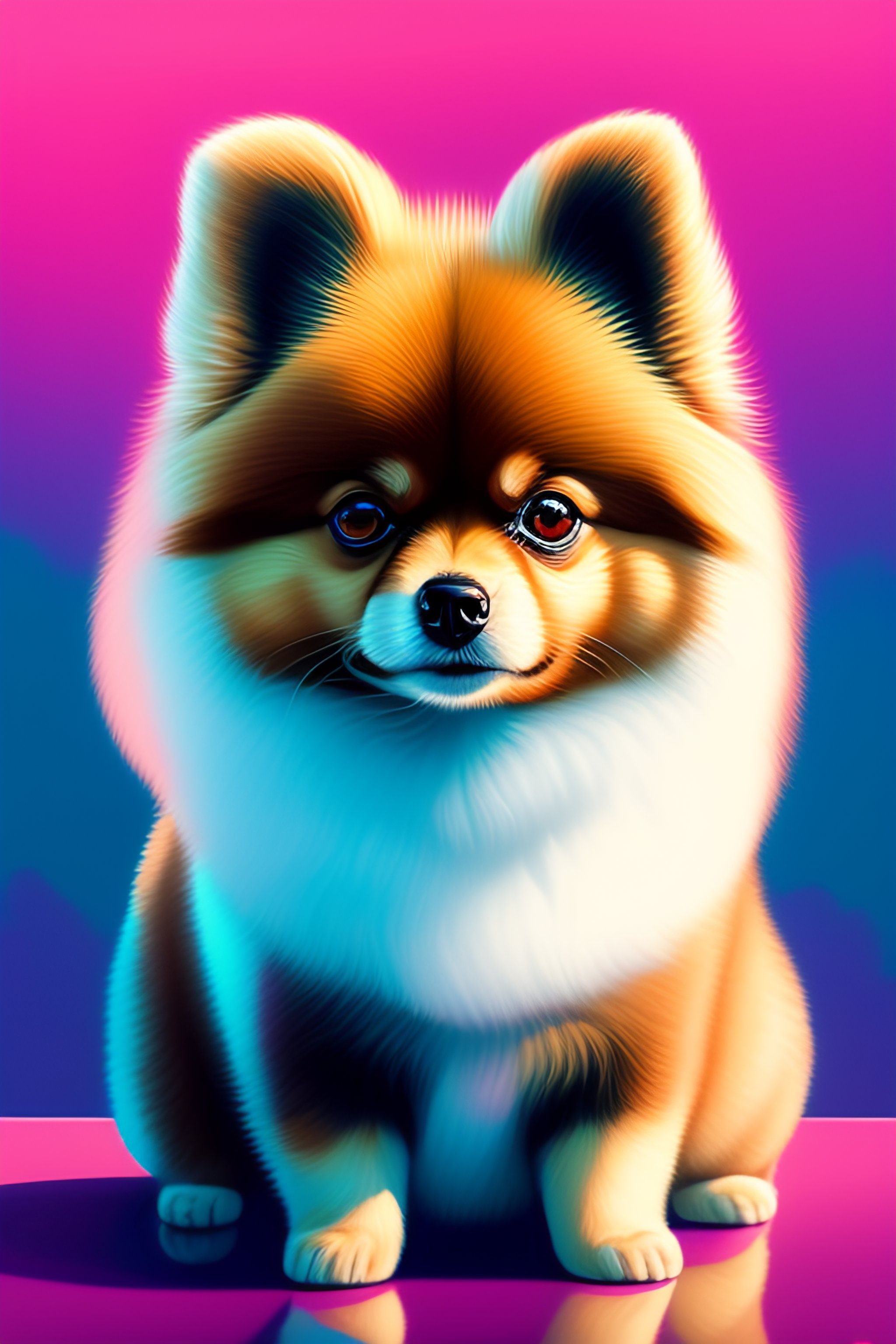 Lexica - A BEAUTIFUL Princess Pomeranian by Tristan Eaton, victo ngai ...