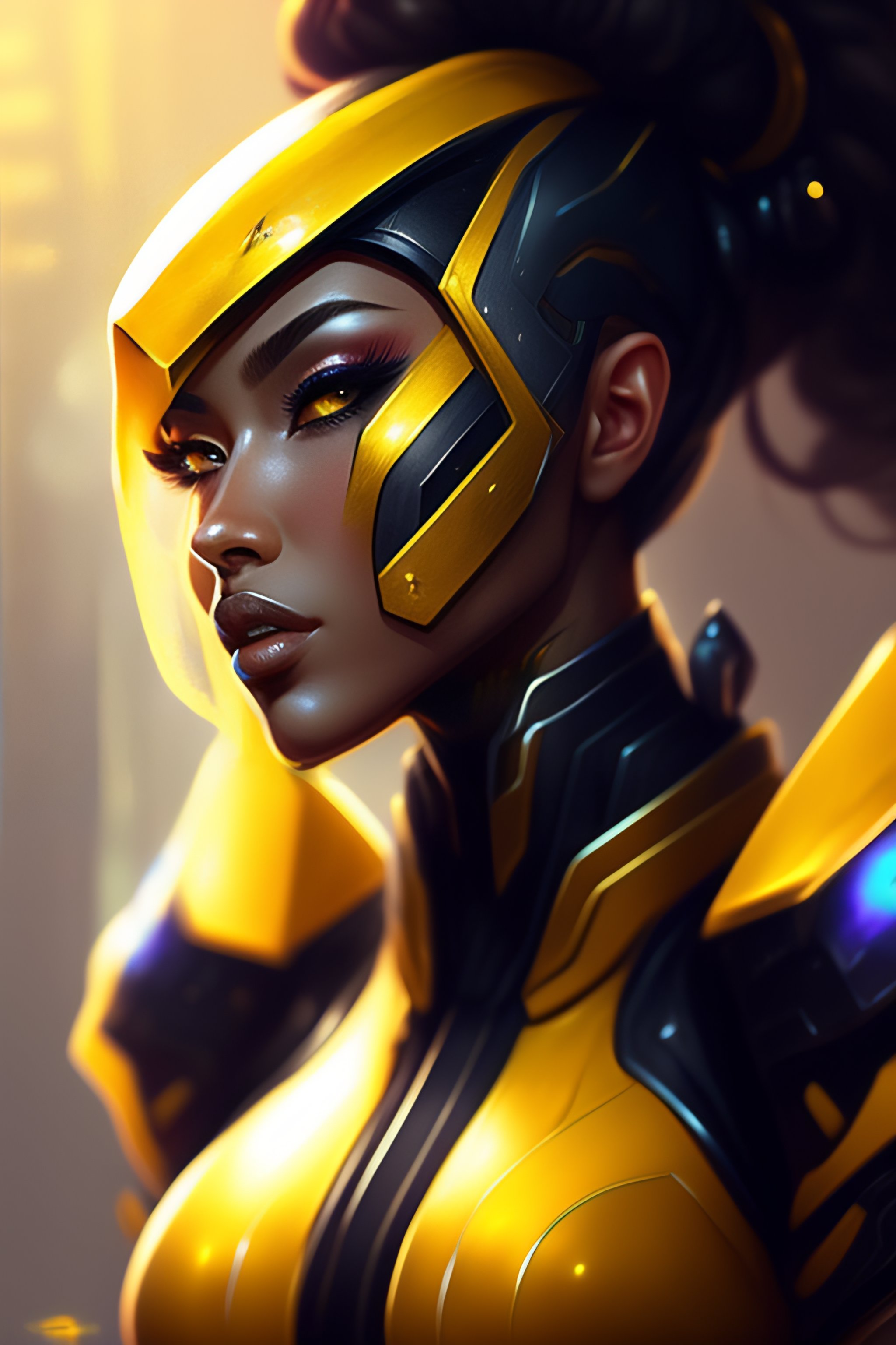 Lexica - Yellow robot rectangle head, league of legends, fantasy ...