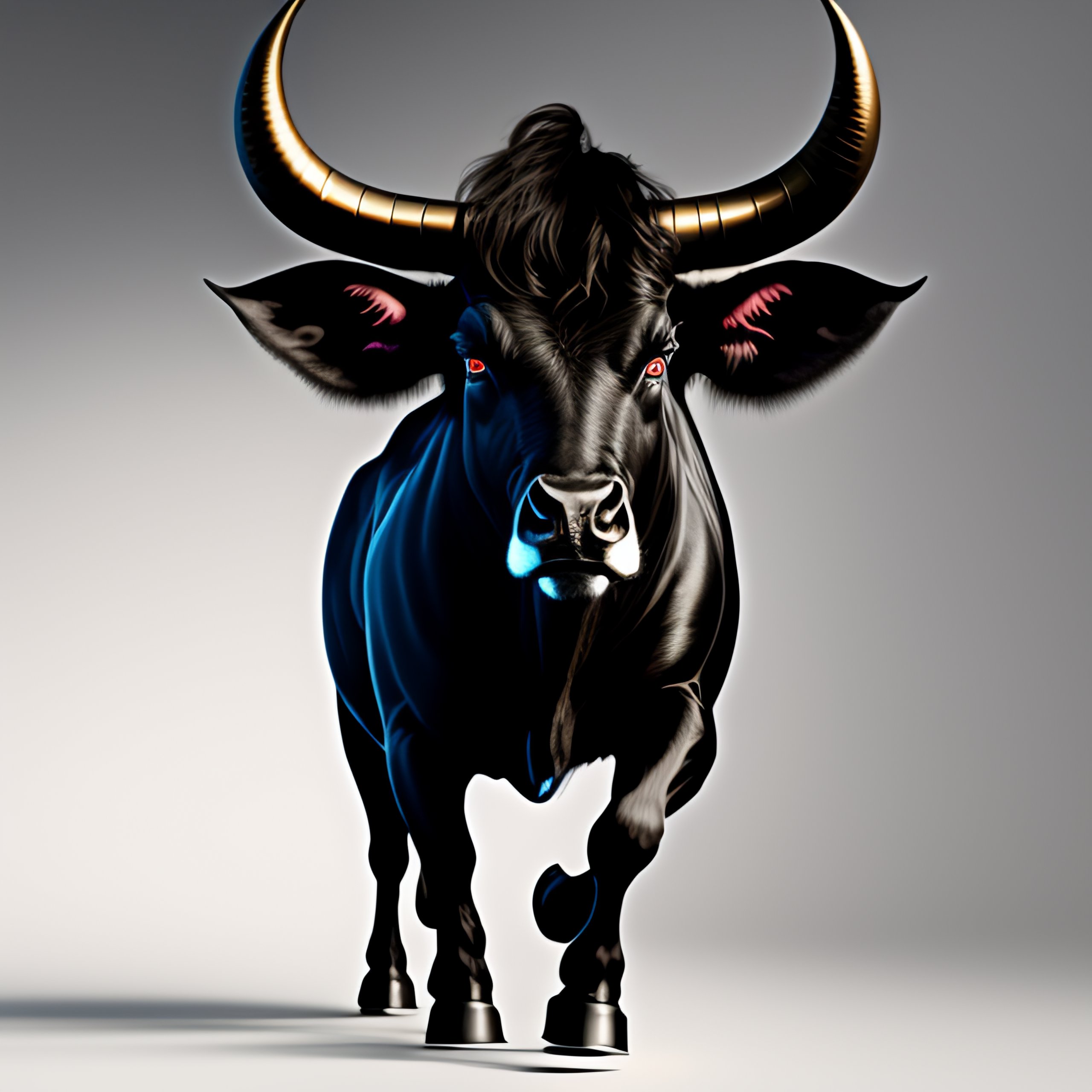 Lexica - Draw a gothic looking image of an angry looking minotaur in a ...