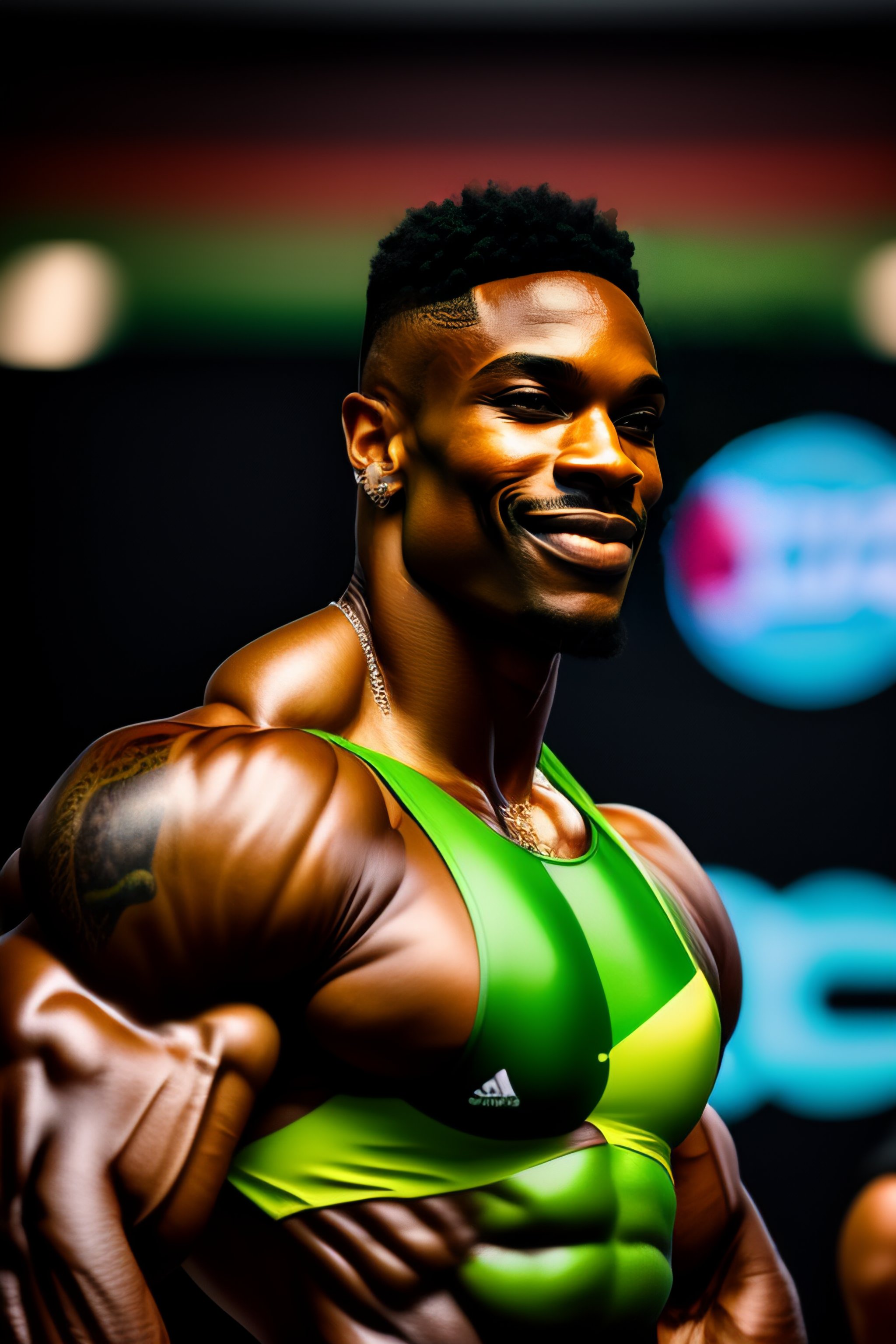 Lexica - Vegan bodybuilder green