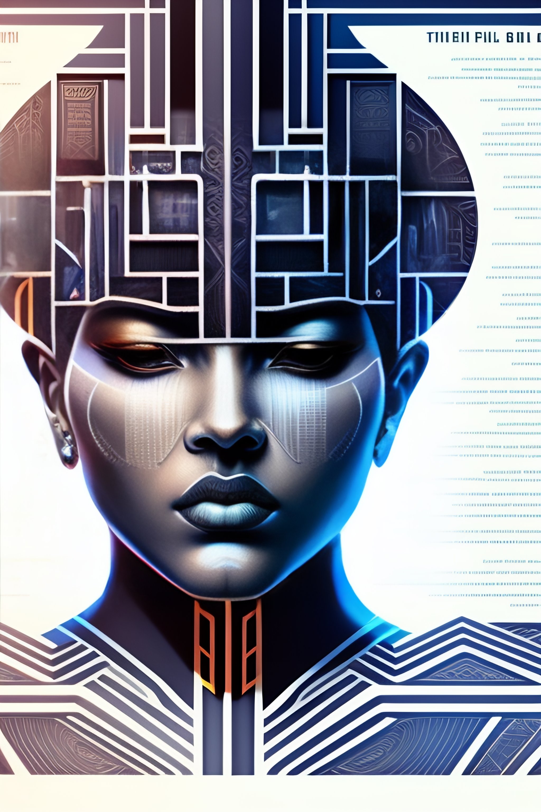 Lexica - Full page technical drawing technocore mind meld evil-god ...