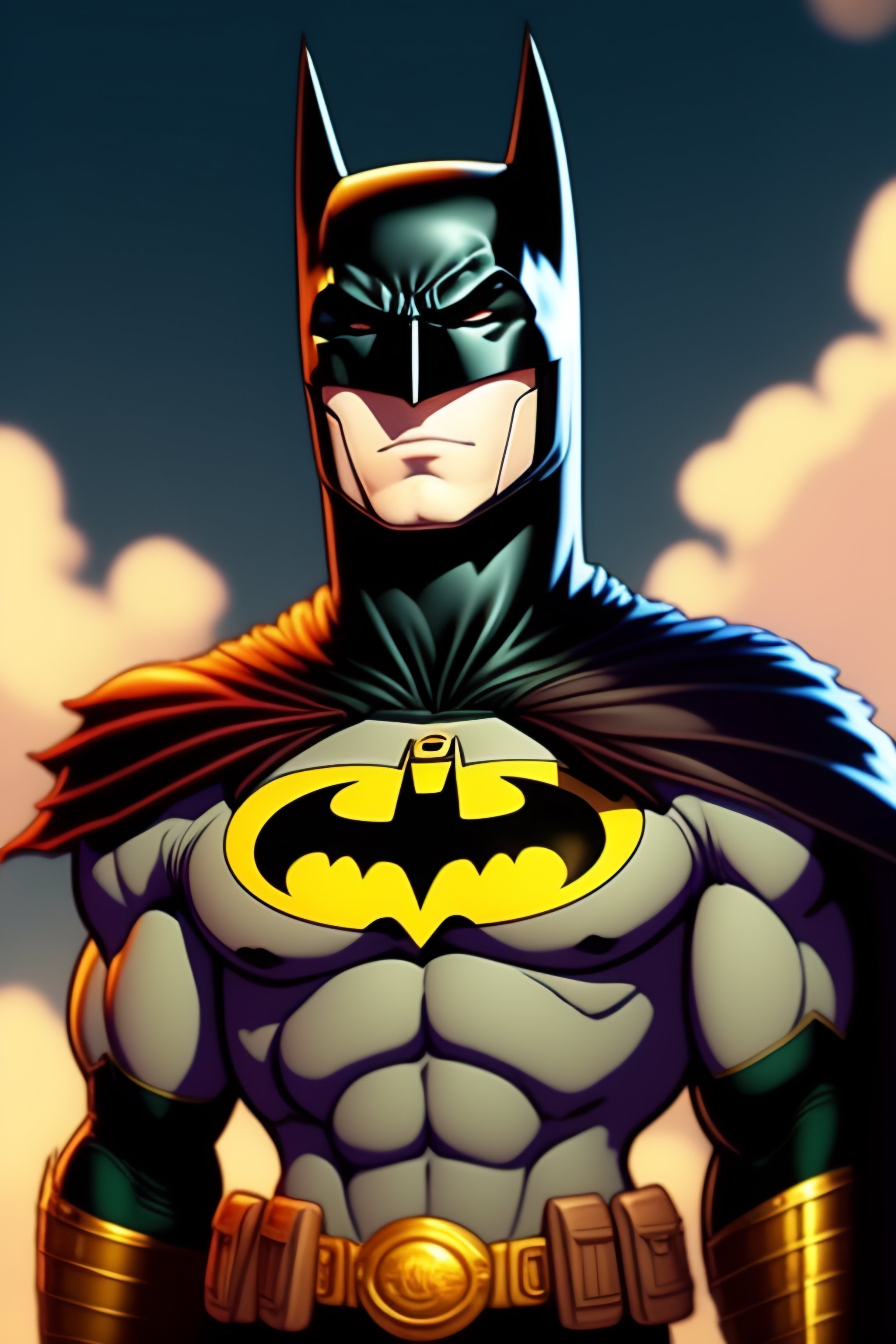 Lexica - Batman in the style of studio Ghibli