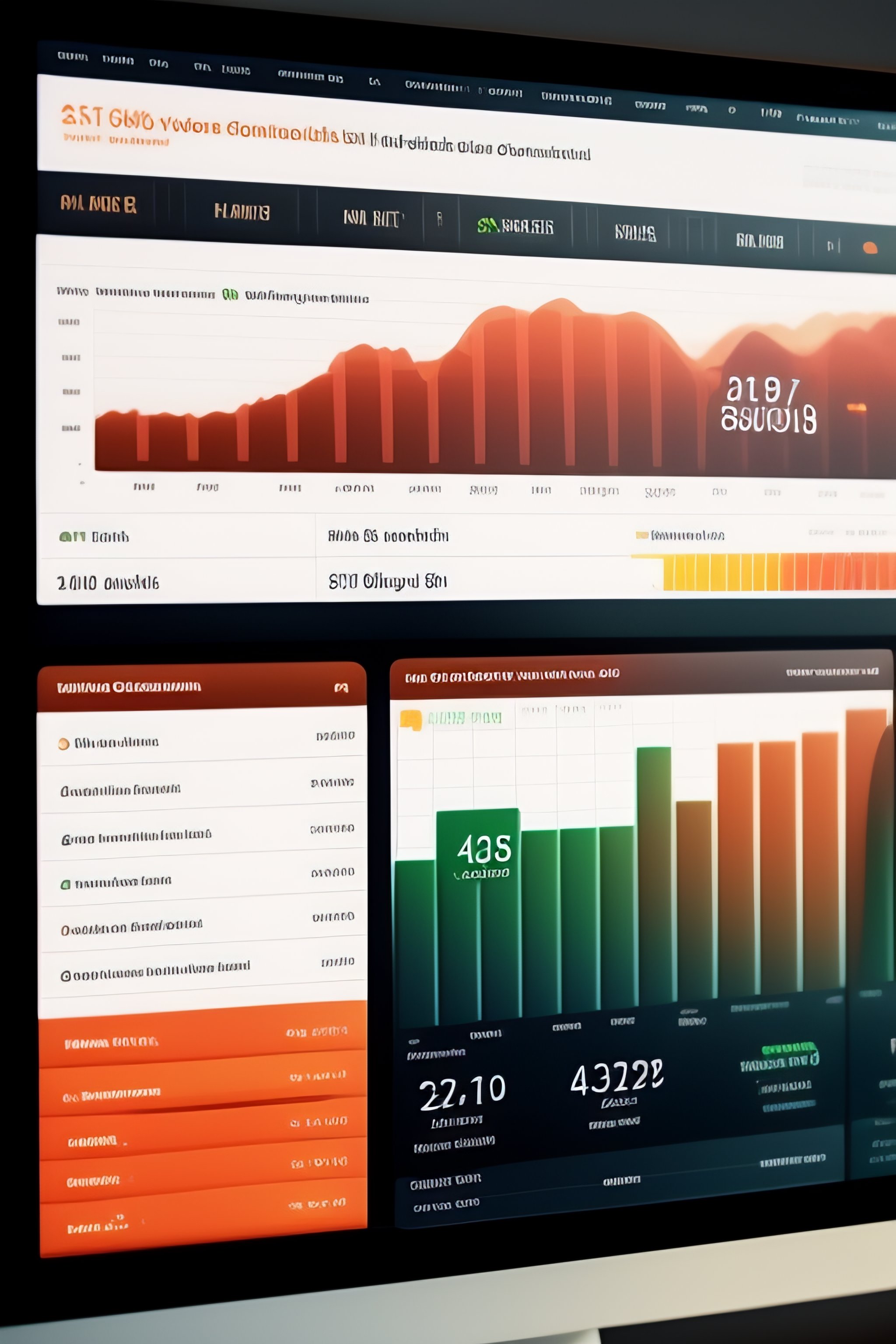 Lexica - An analytical dashboard where the charts are made of carrots, chives or other vegetables