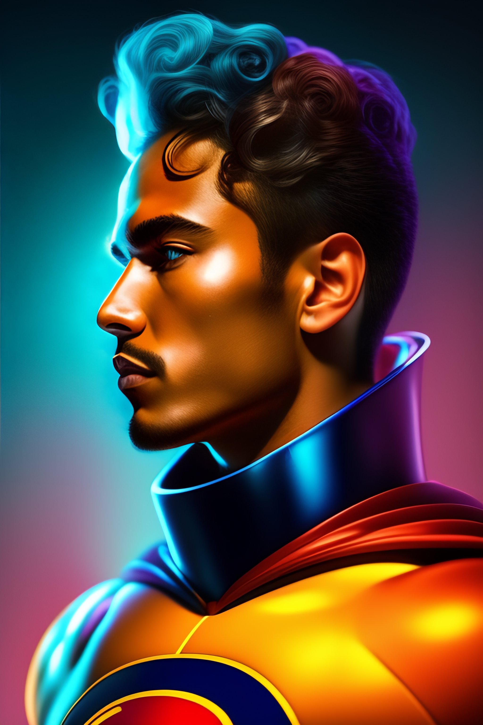 Lexica - “2023 letters portrait by Christian Hilfgott Brand, behance ...
